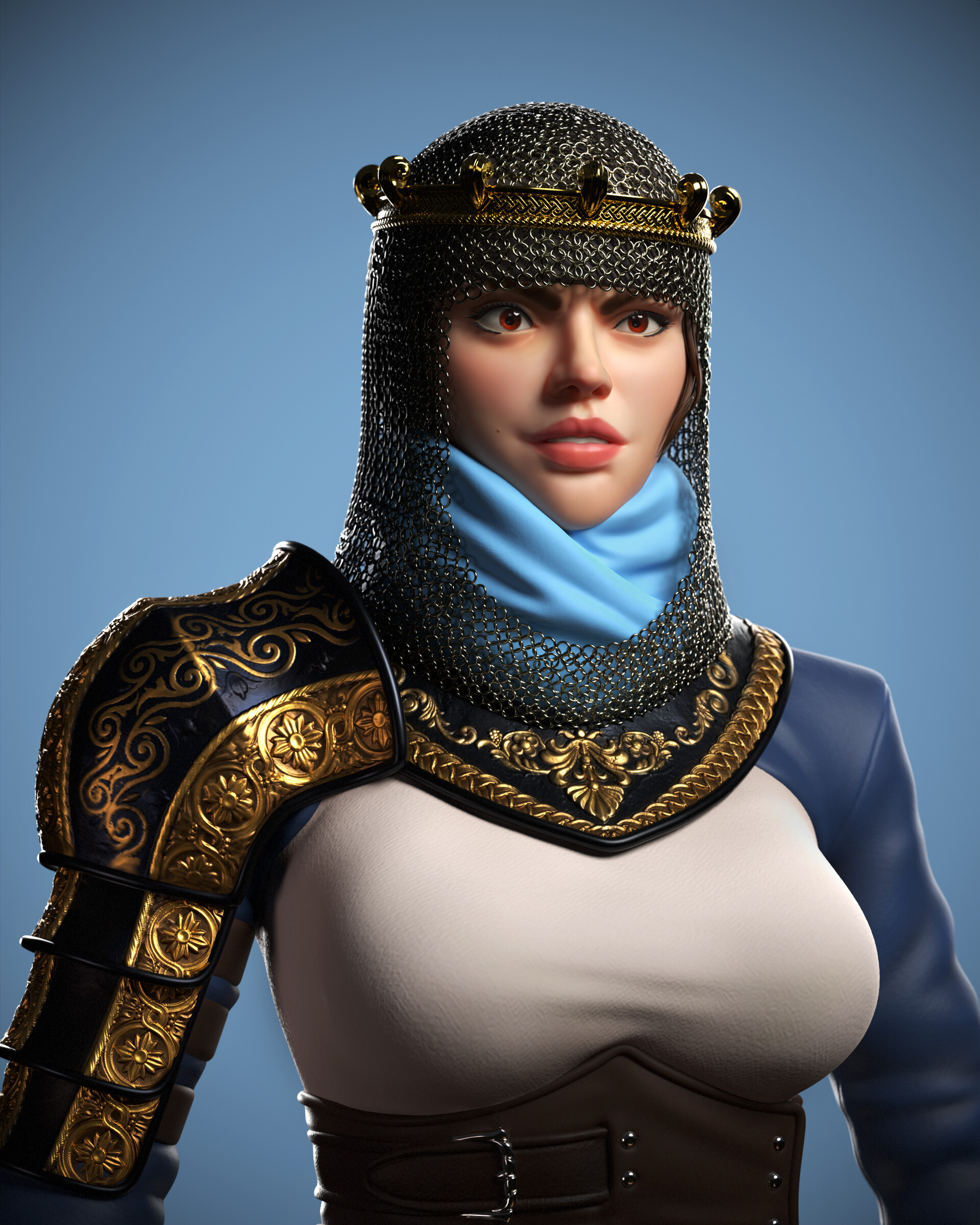 ArtStation - Sylvia Fan-Art from HoMM 3