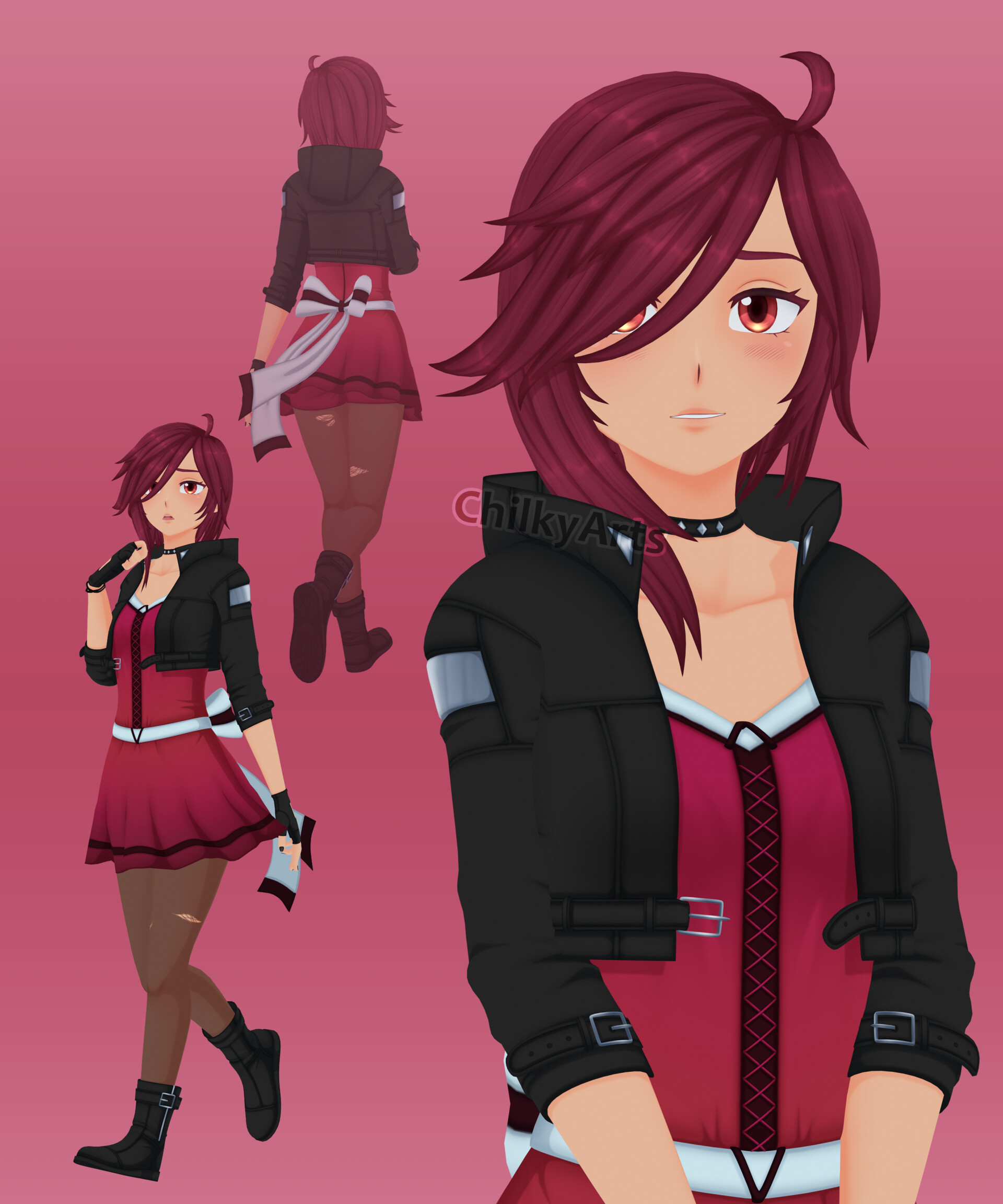 ArtStation - Myobi Dress v1.0