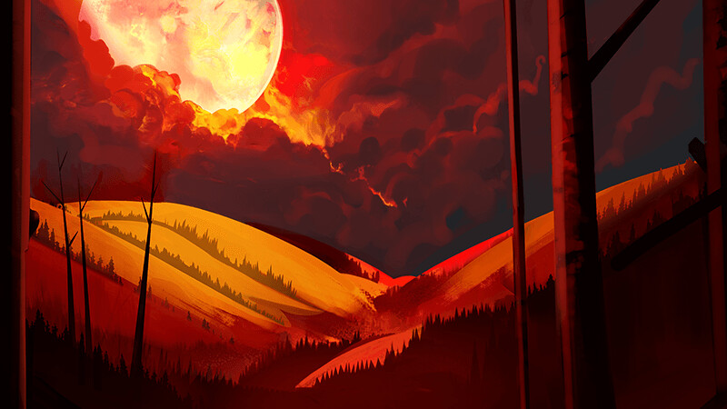 ArtStation - Raven Rising Background