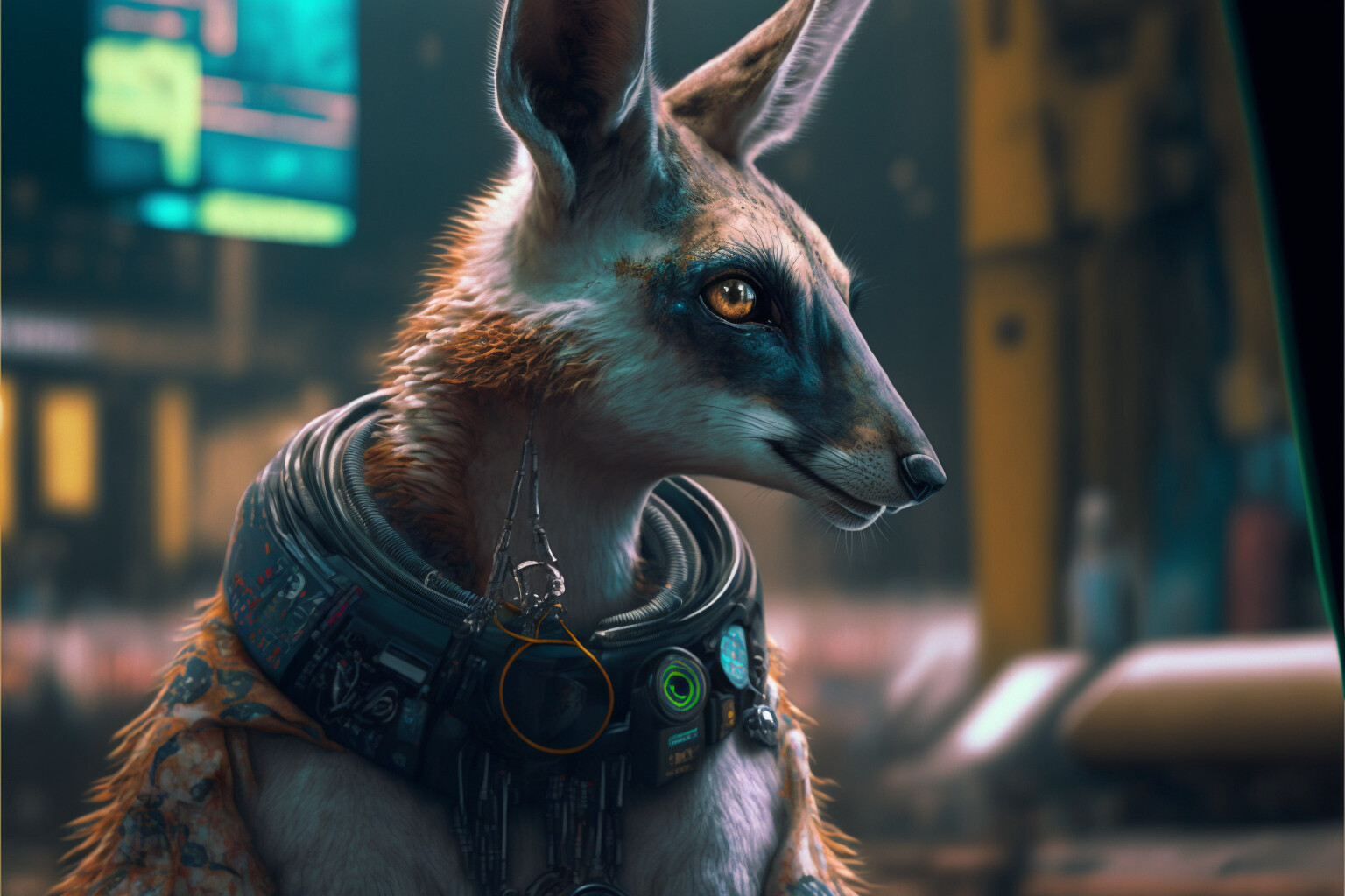 ArtStation - Cyberpunk Kangaroo