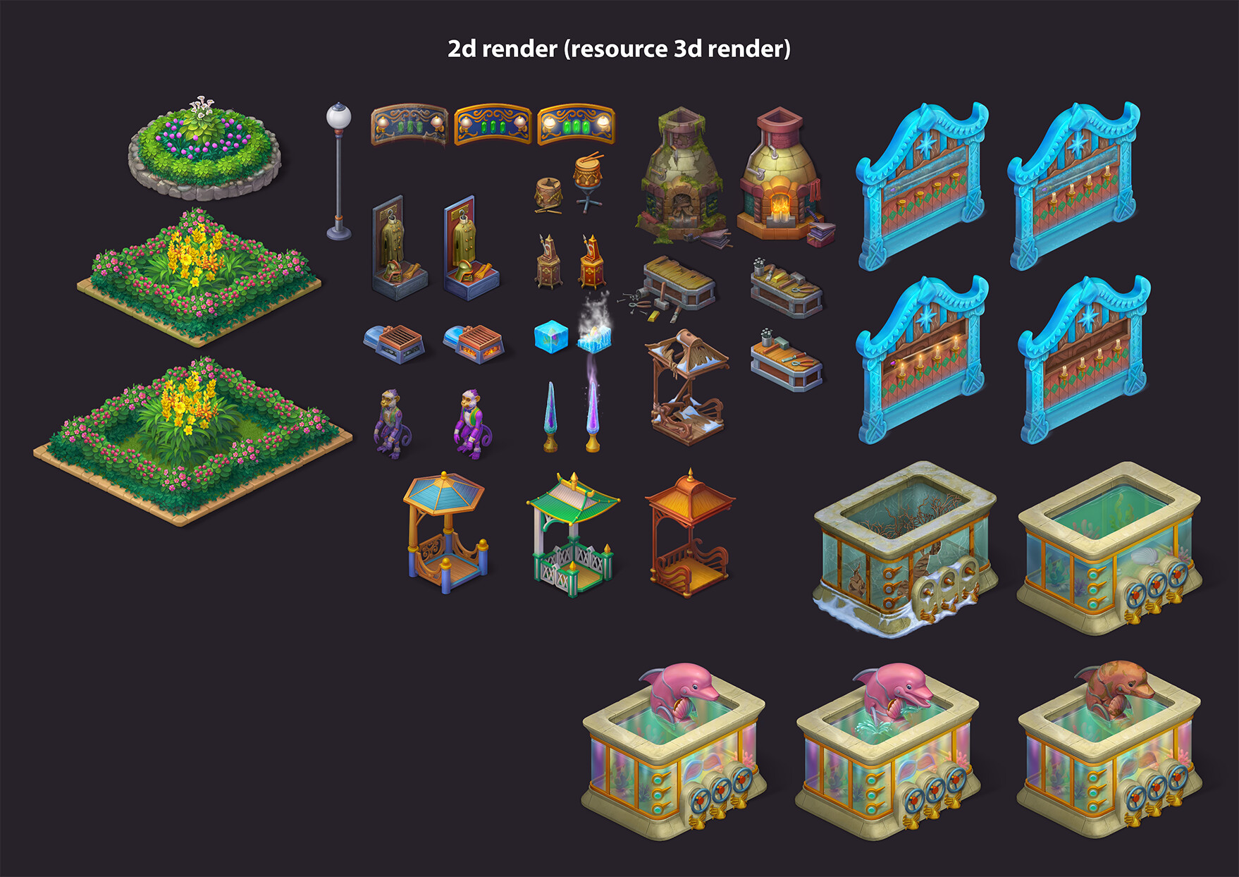 ArtStation - isometric props