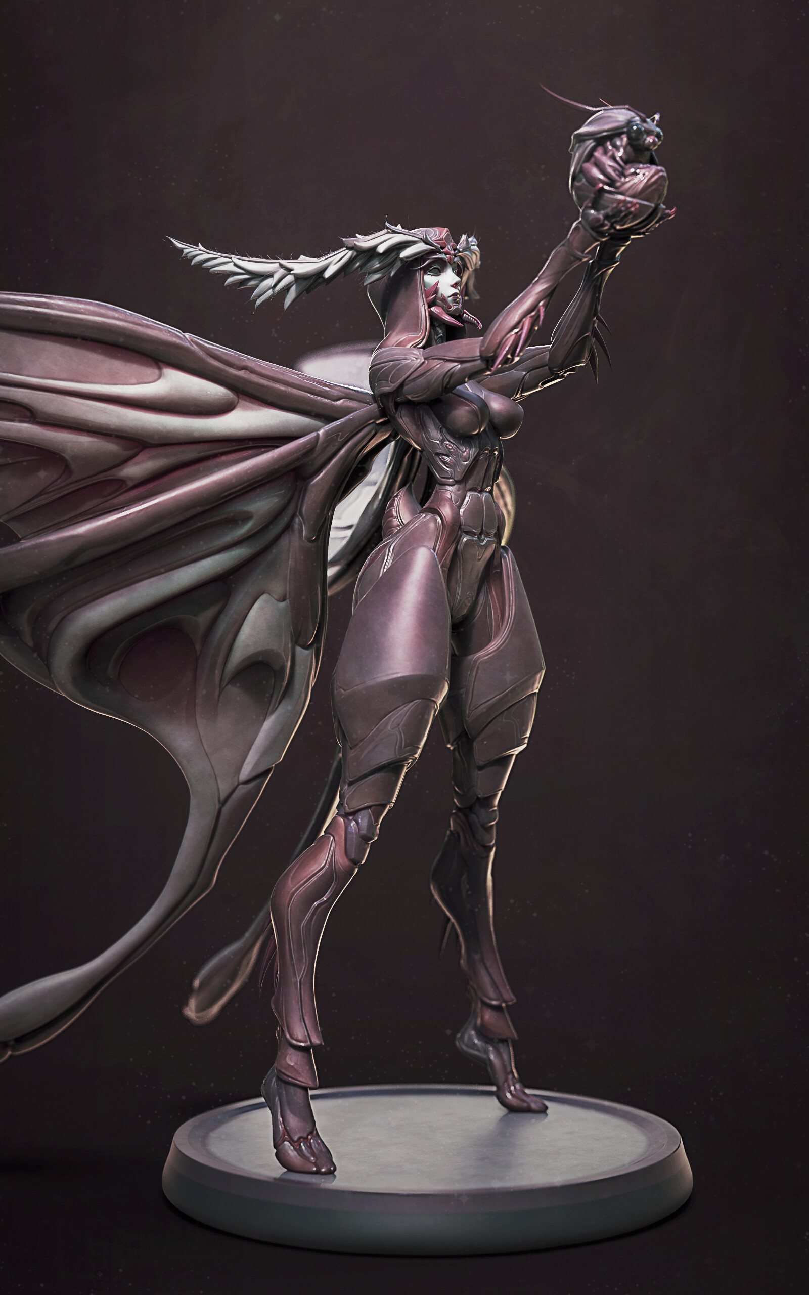 ArtStation - Moth girl