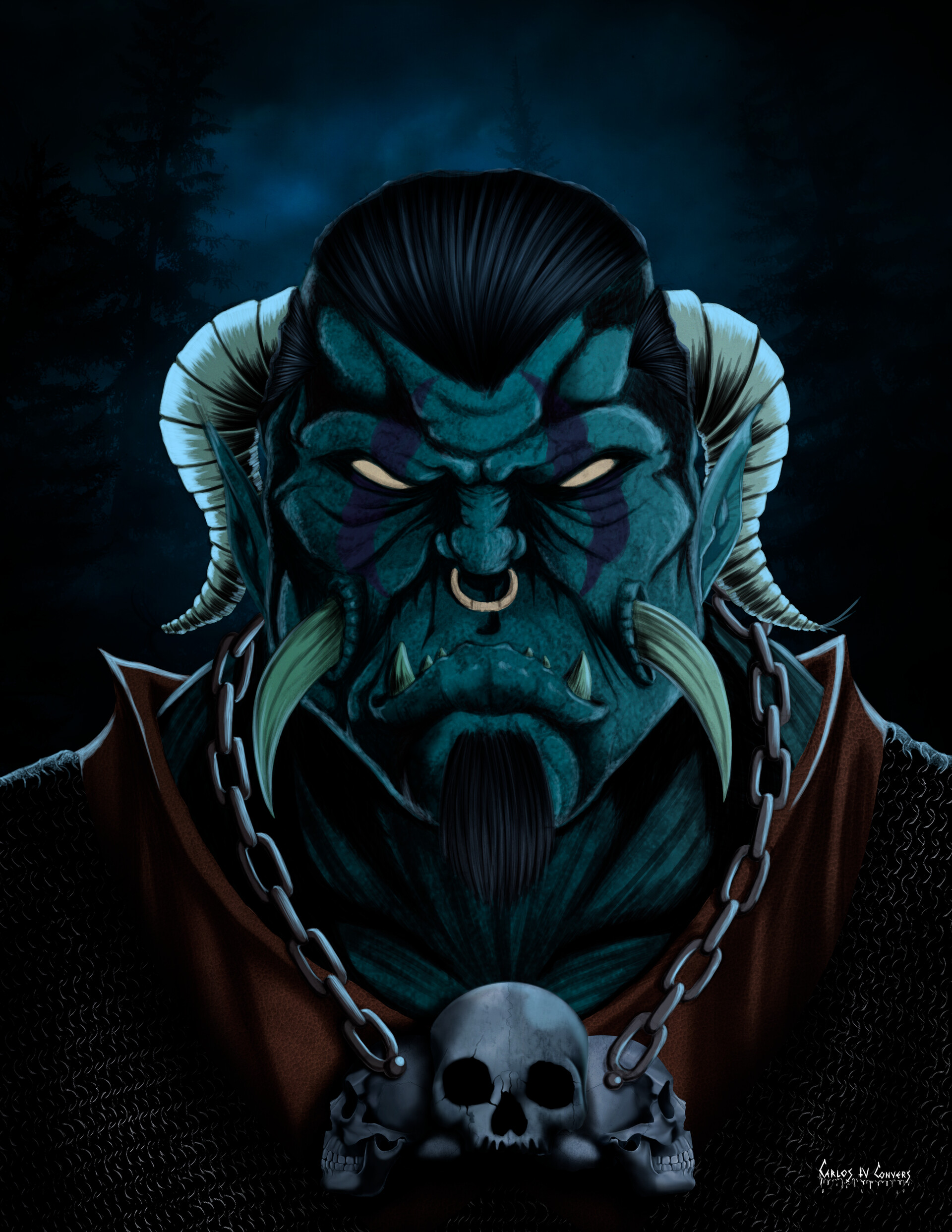 ArtStation - Orc Portrait