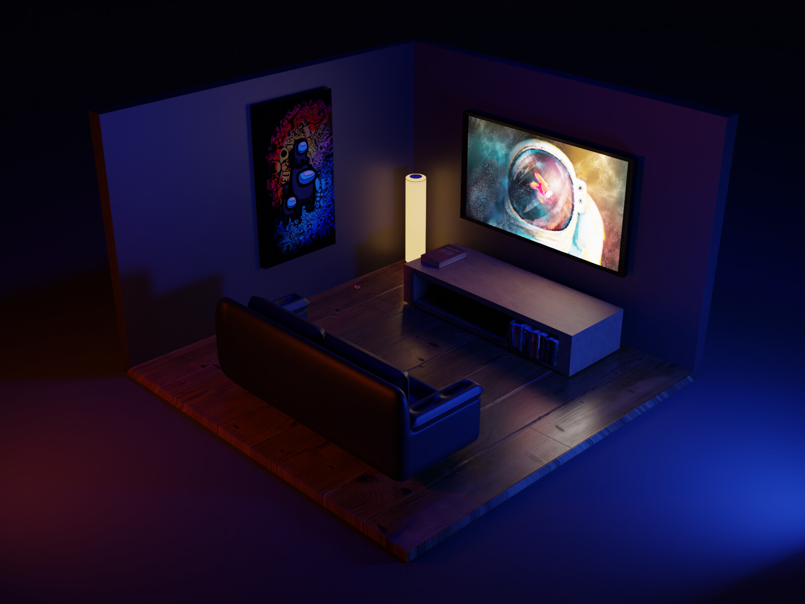 ArtStation - Isometric Room [Cycles Render]