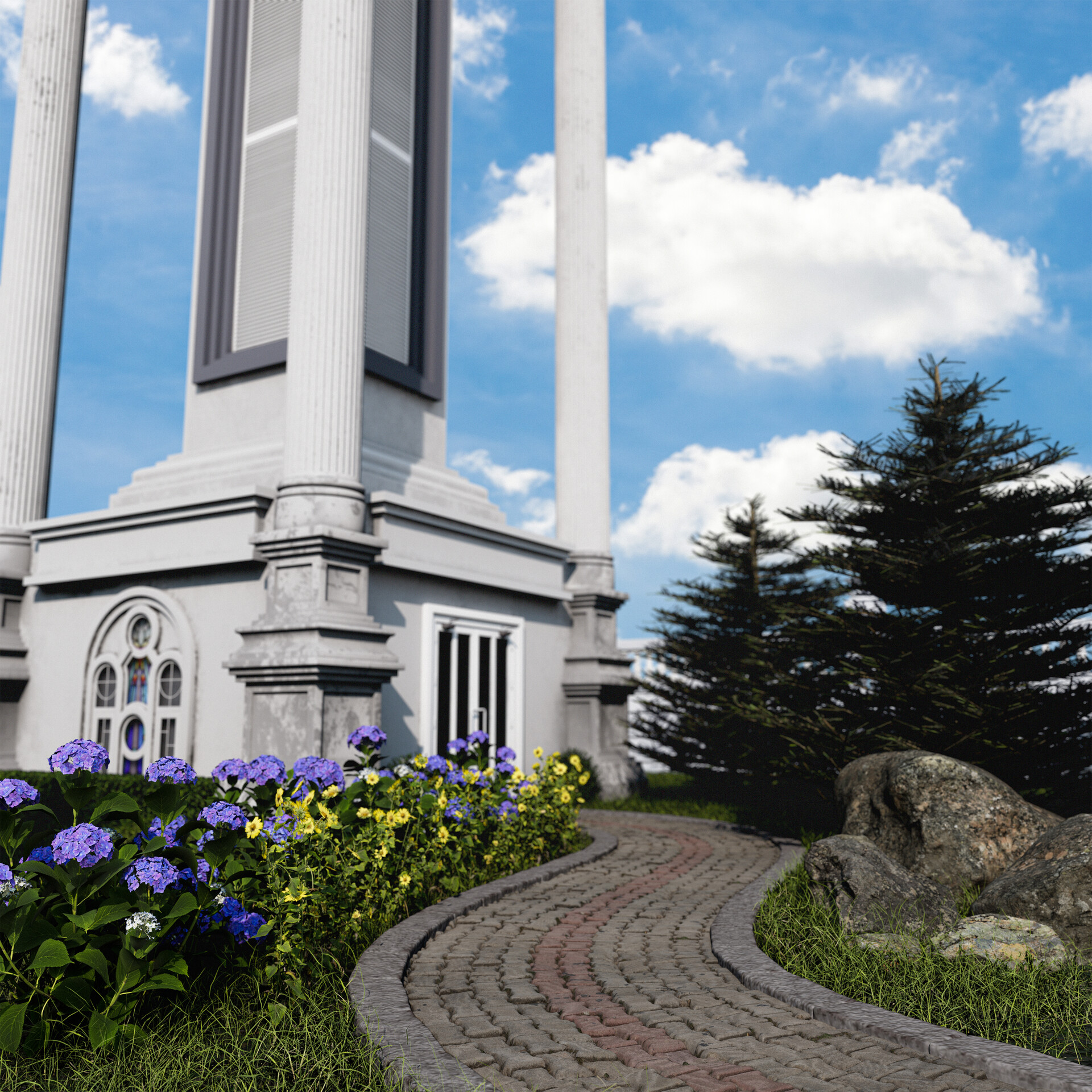 ArtStation - Church Building