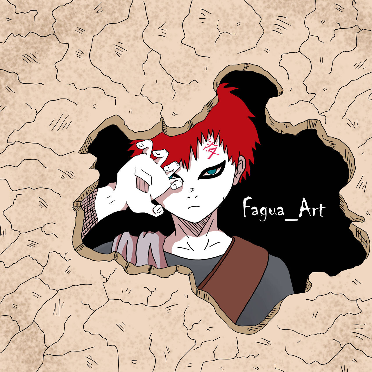 ArtStation - Sabaku no Gaara