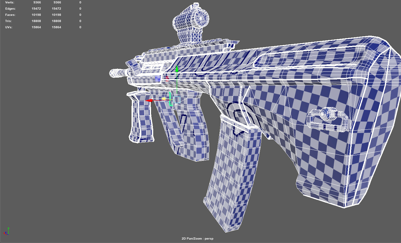 Eric Nguyen - AUG-A3 and Scope Game Asset