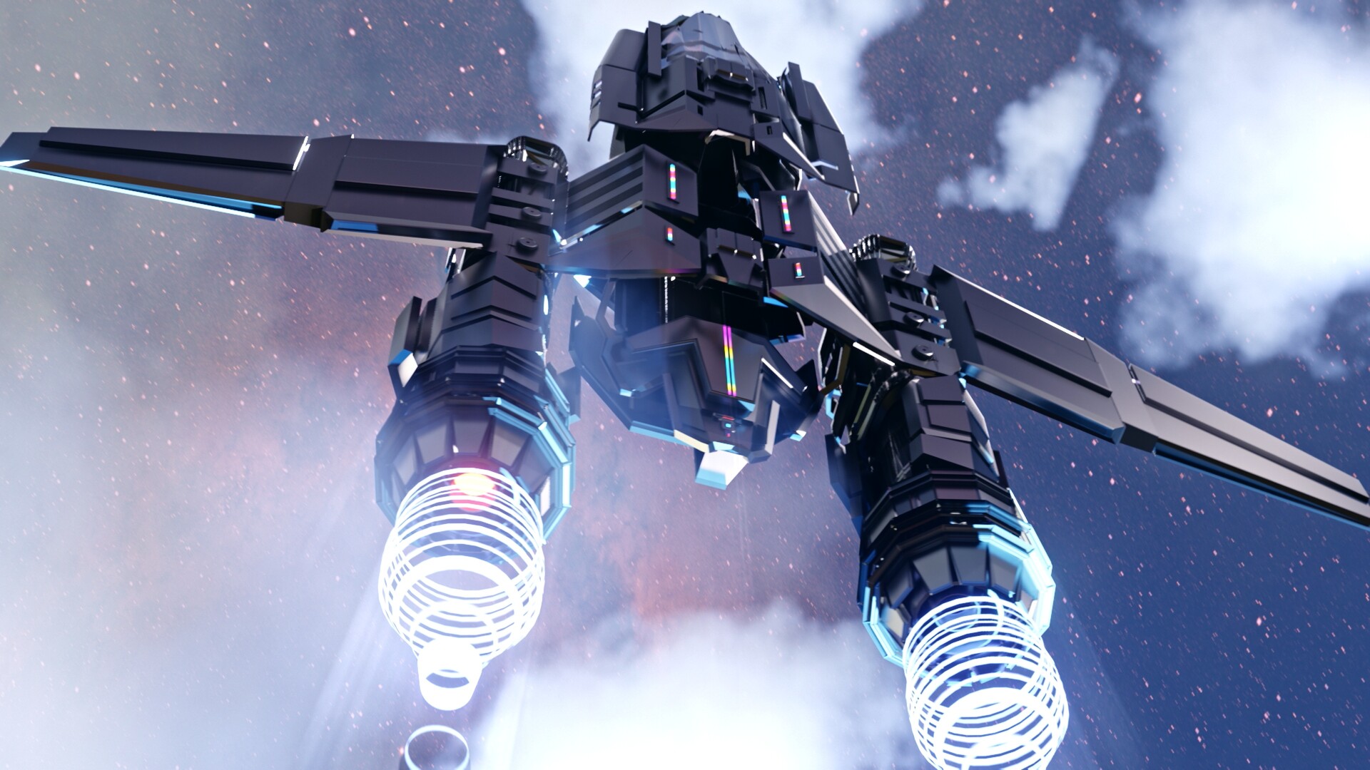 ArtStation - Spectrum Noco Hyper Fighter Jet (by Artofvibration)