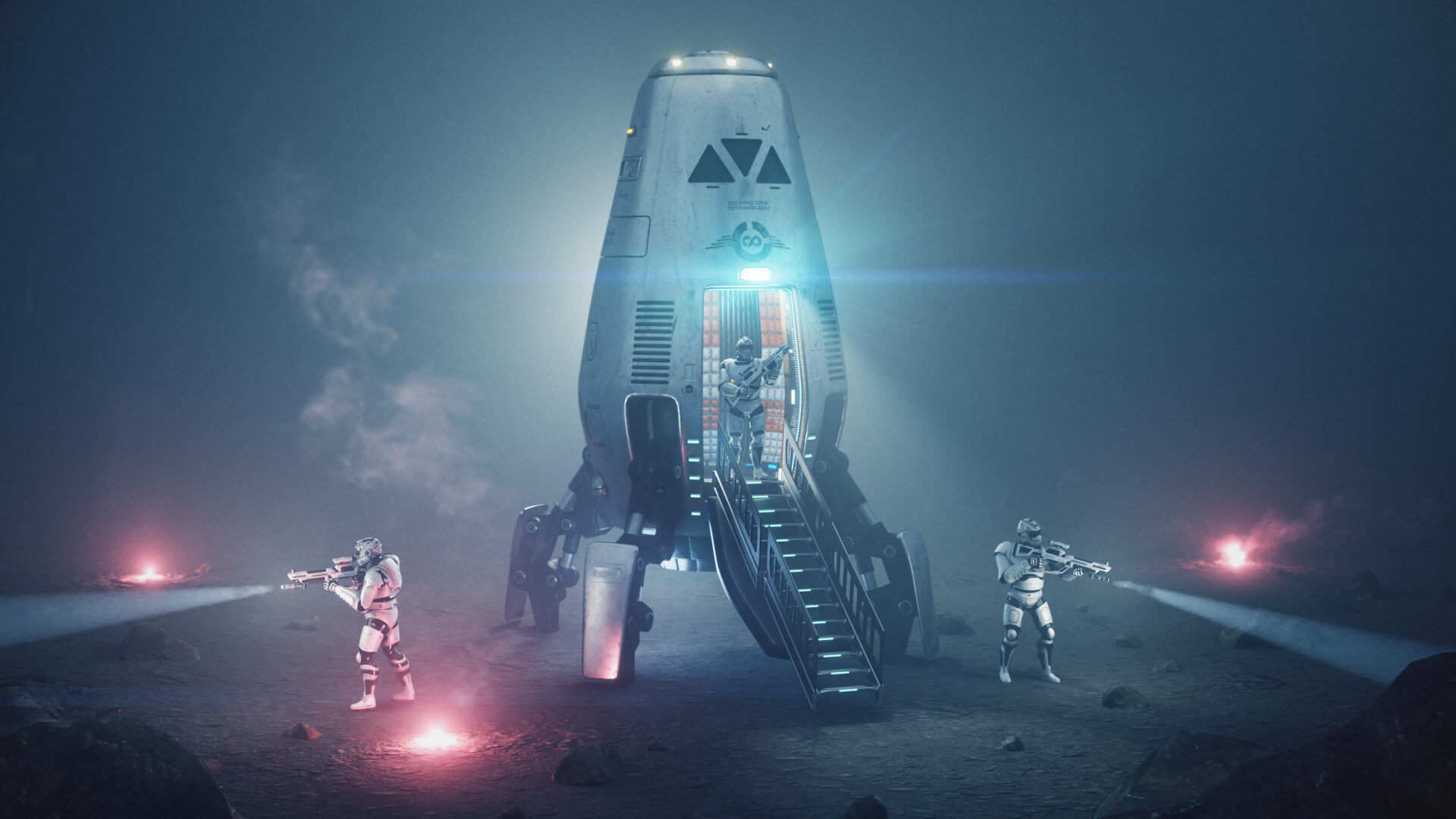 ArtStation - Capsule Spaceship