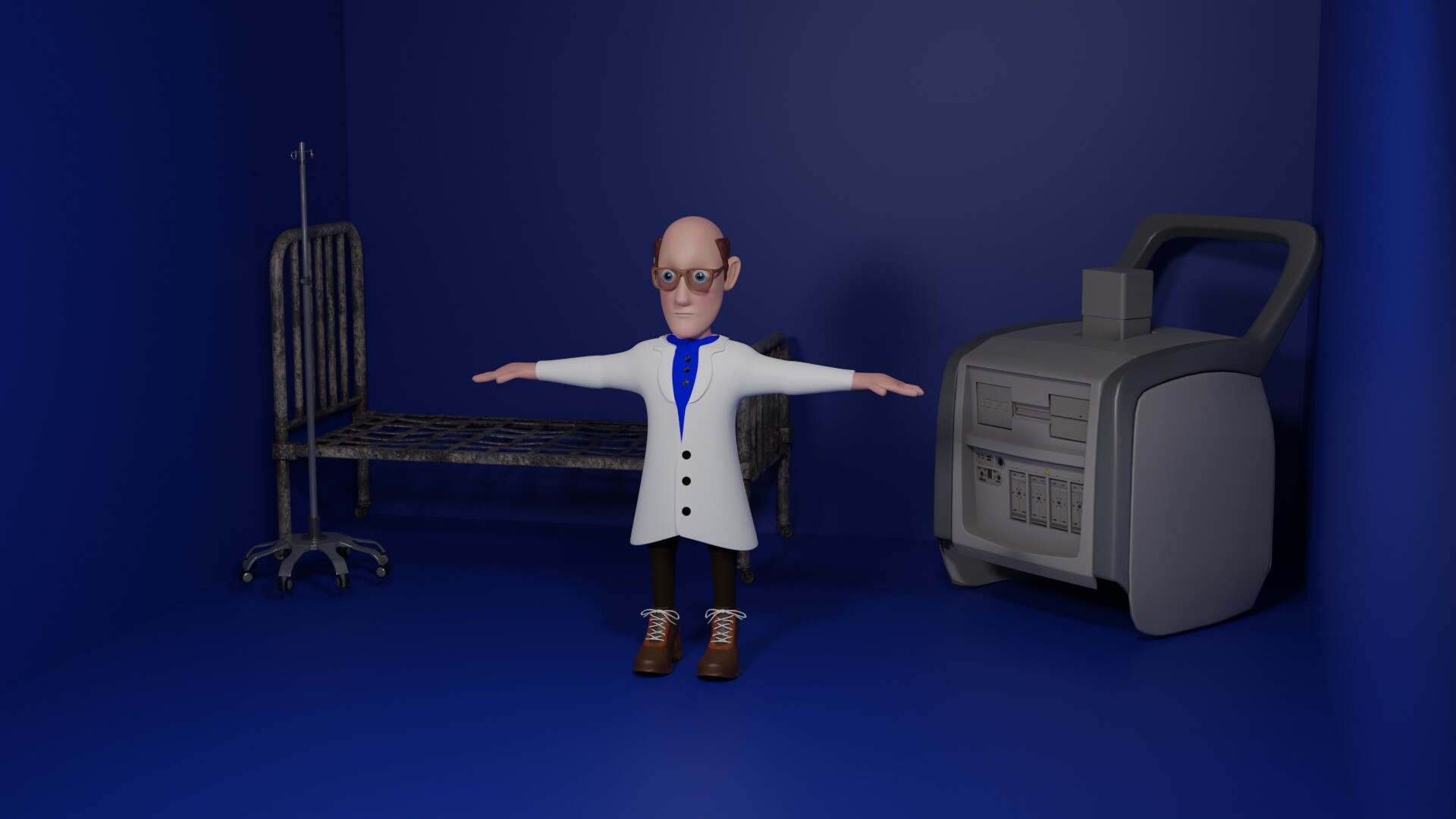 ArtStation - Cartoon Doctor Character