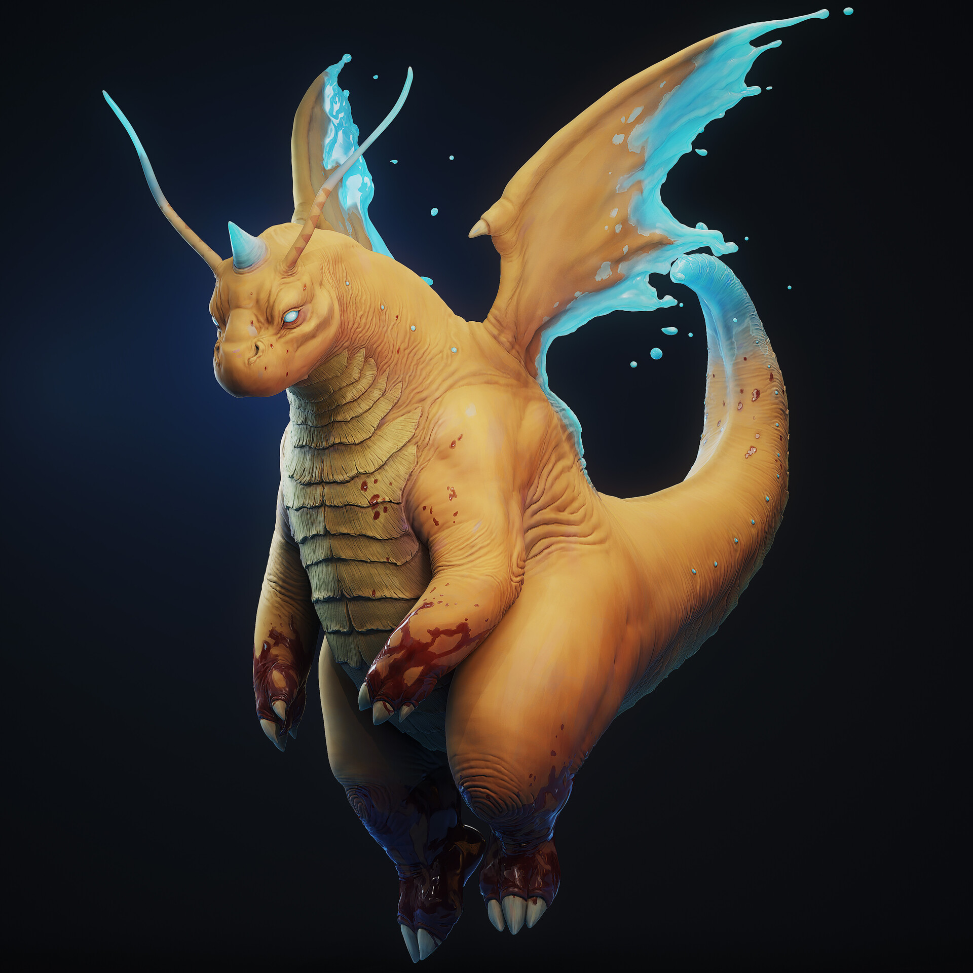 Jared Chavez - Demonic Pokemon - Dragonite - (Realtime)