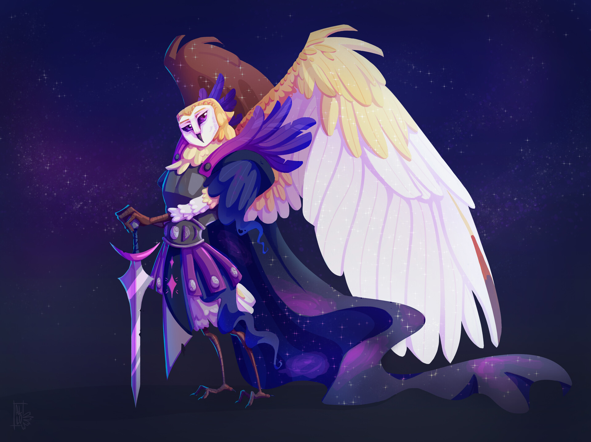 ArtStation - Bird Warrior: Character Design Challenge