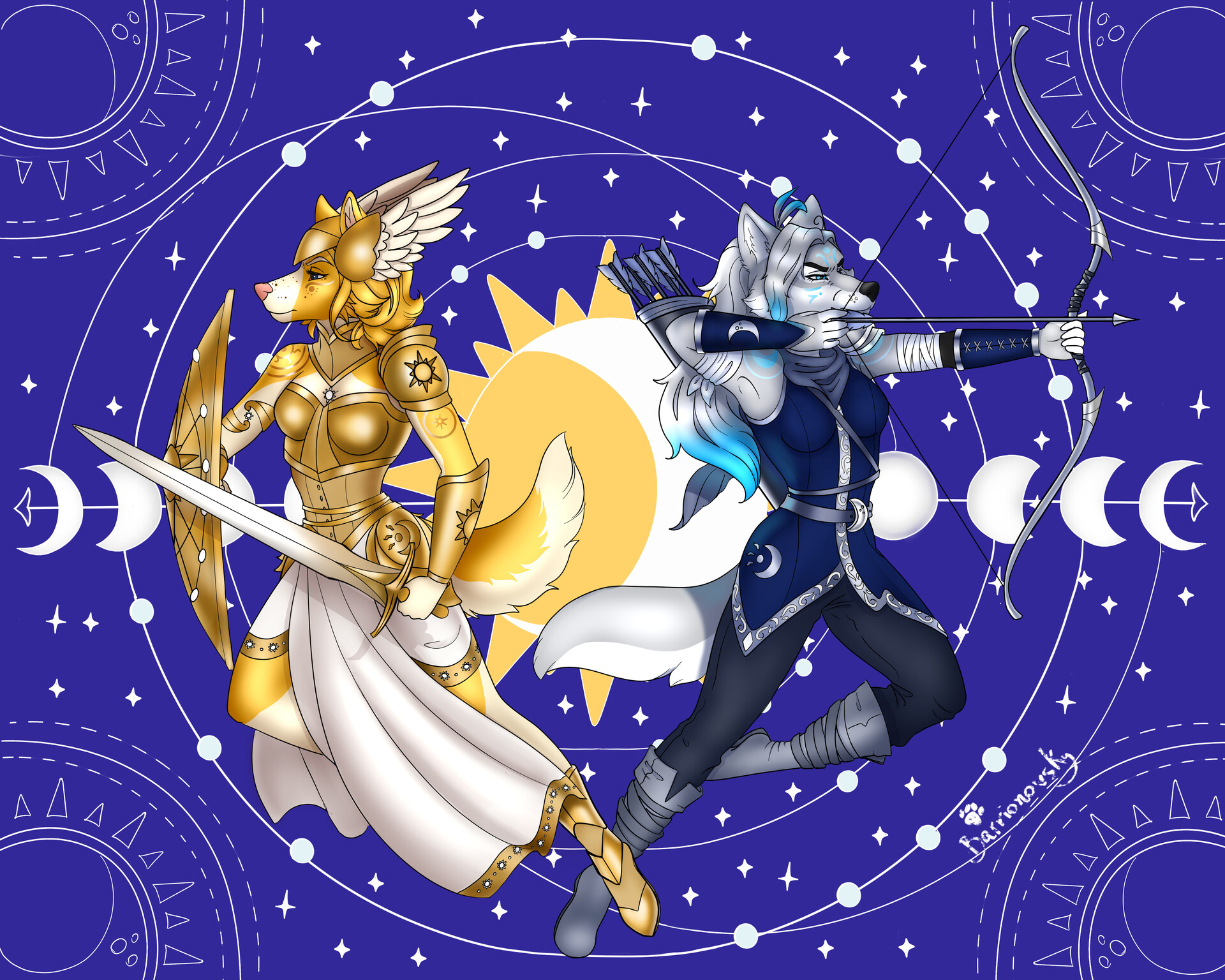 ArtStation - Sol e Lua