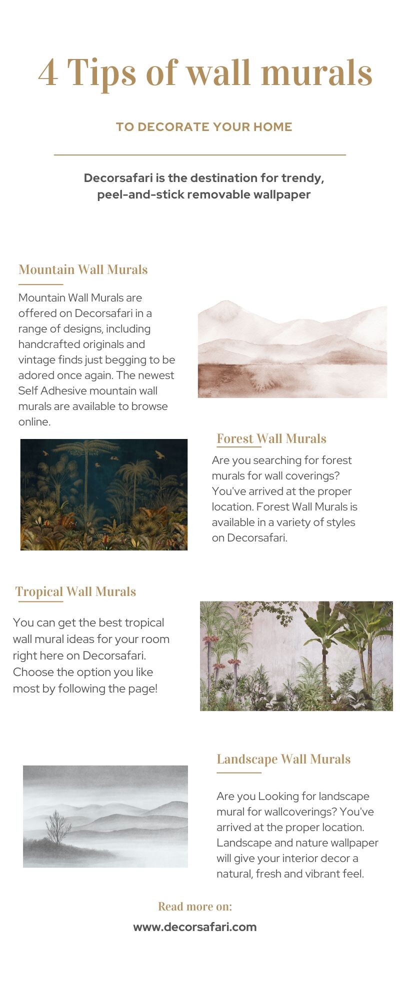 ArtStation - 4 types of Wall Murals