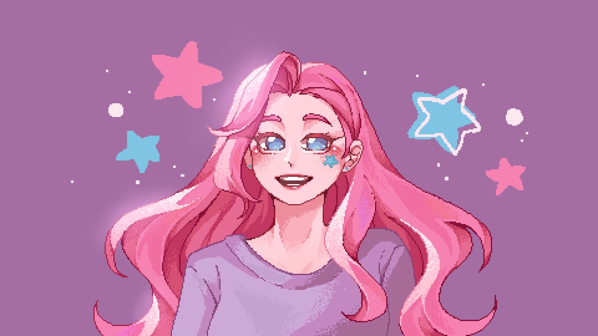 ArtStation - Seraphine in pixel art