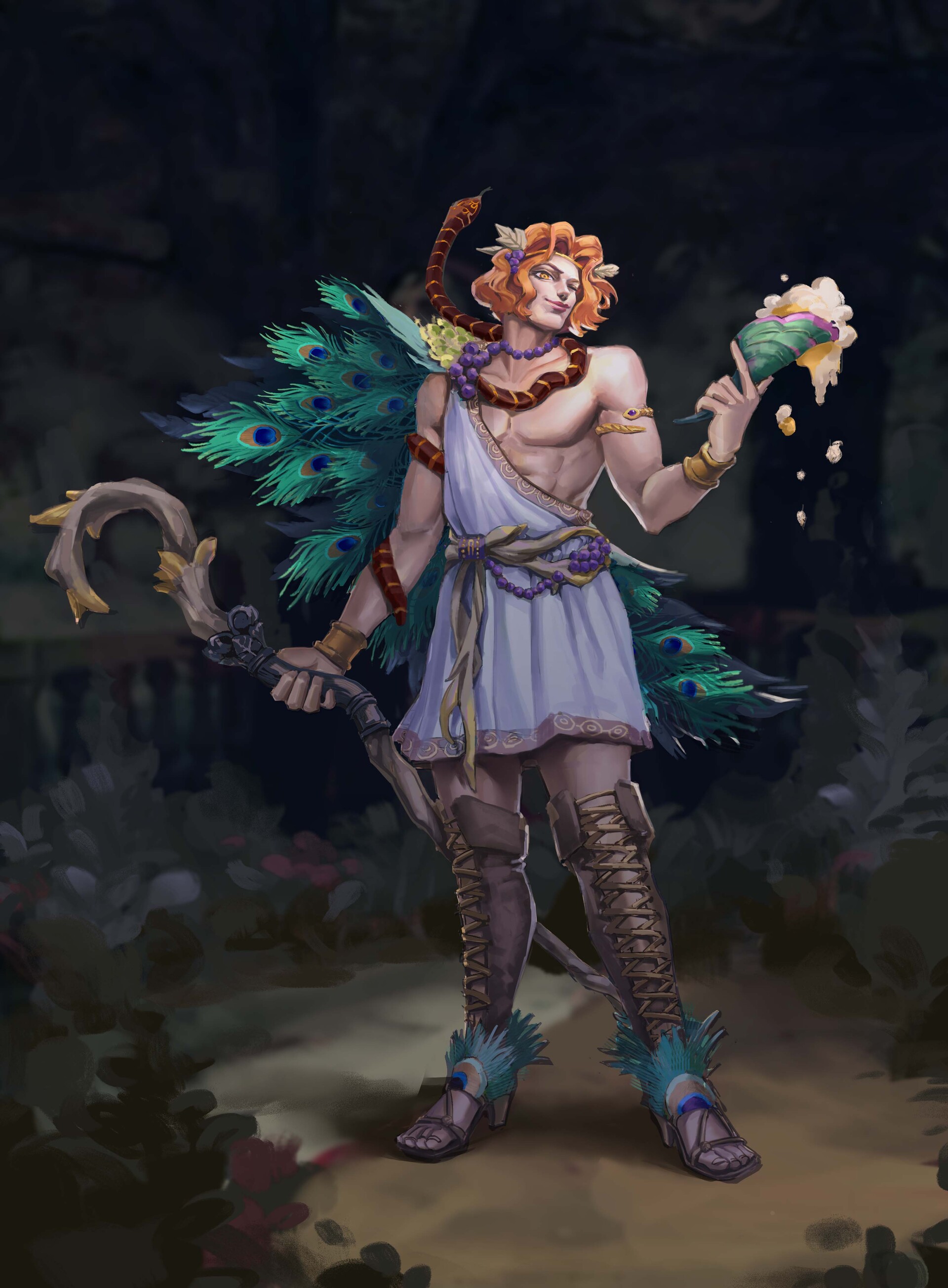 ArtStation - Dionysus and his Maenad