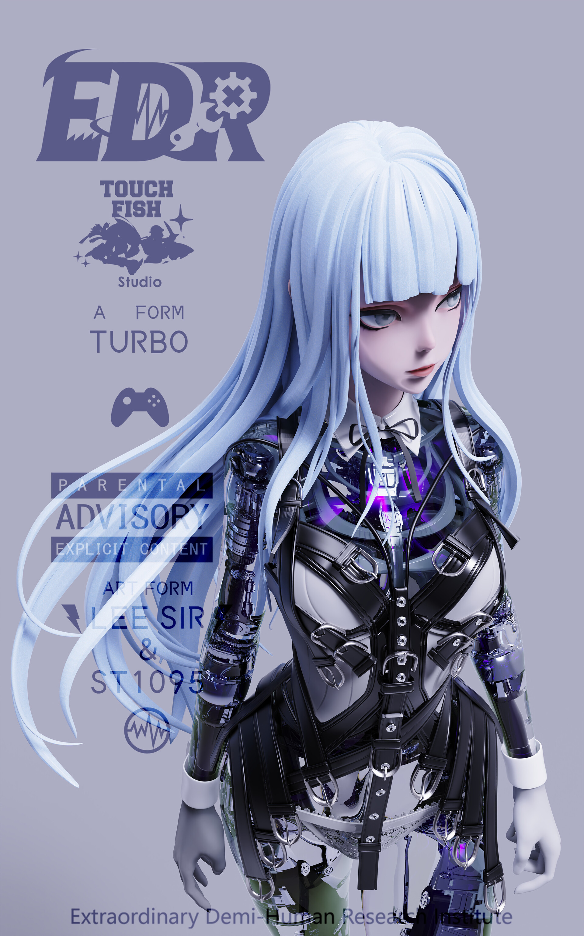 ArtStation - Extraordinary Demi-Human Research Institute 非正常人类研究中心-伊塔-7 H-7