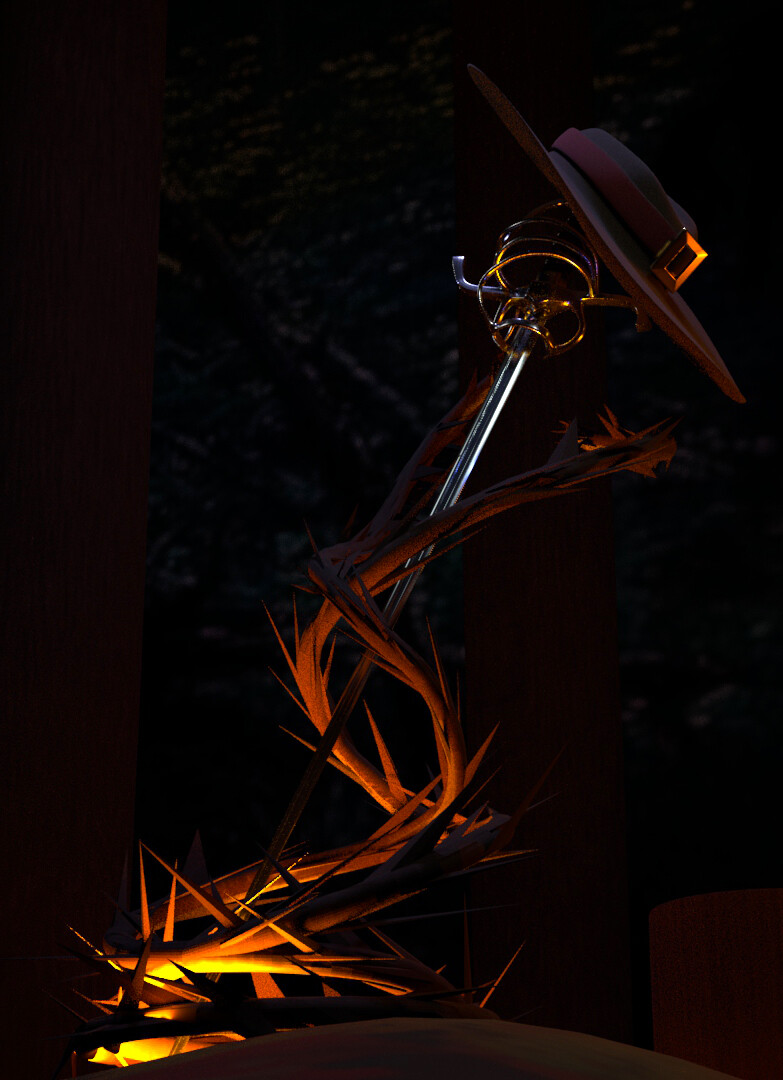 ArtStation - Les trois mousquetaires (First 3D render)