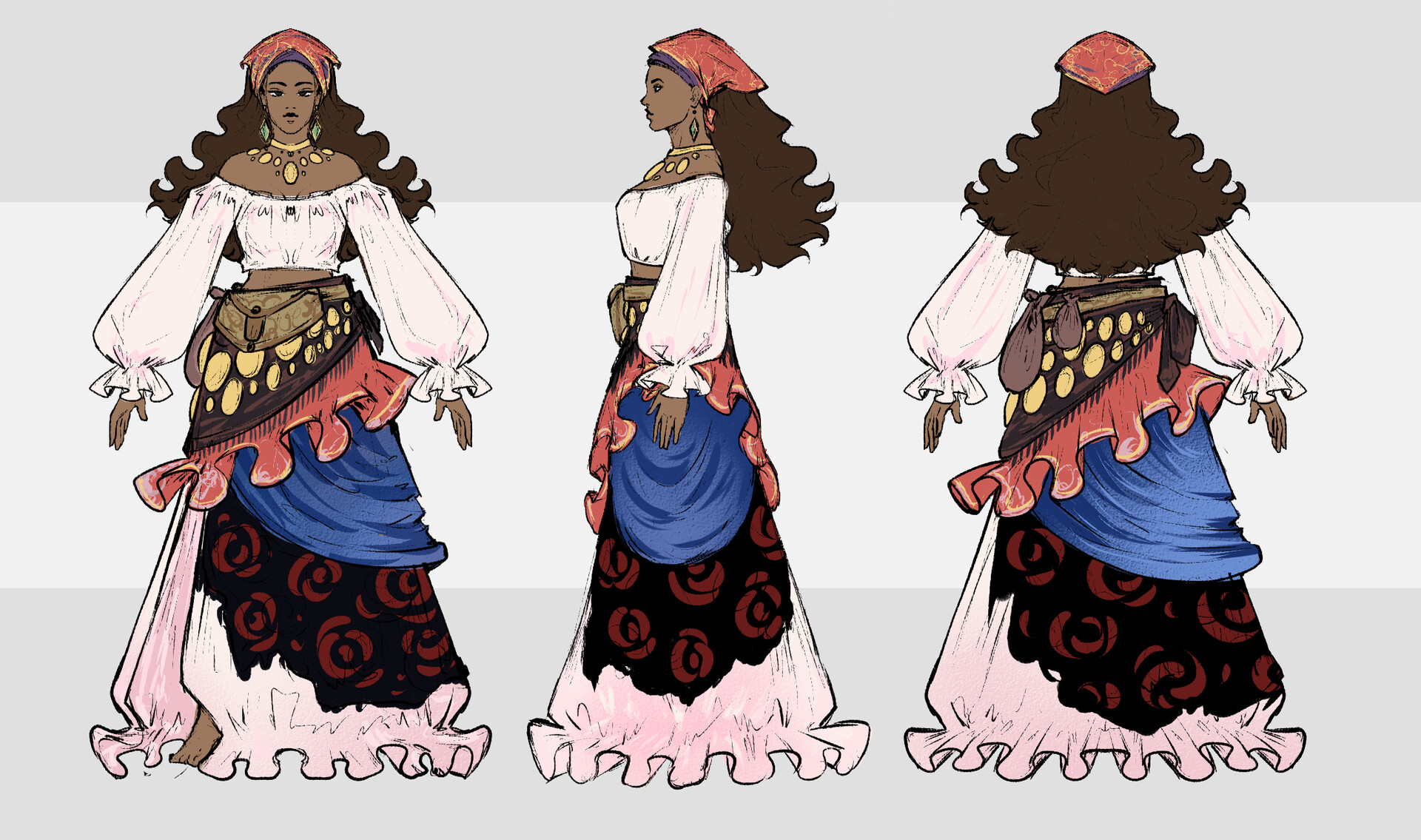 Pap Timea - Merchant NPCs - Concept art