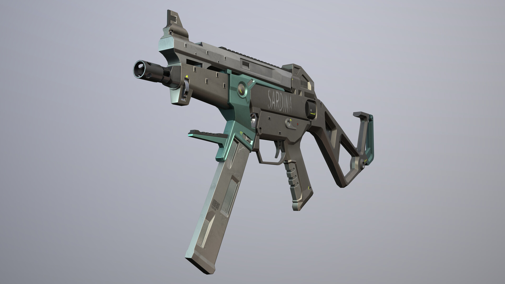 ArtStation - Stylized SMG