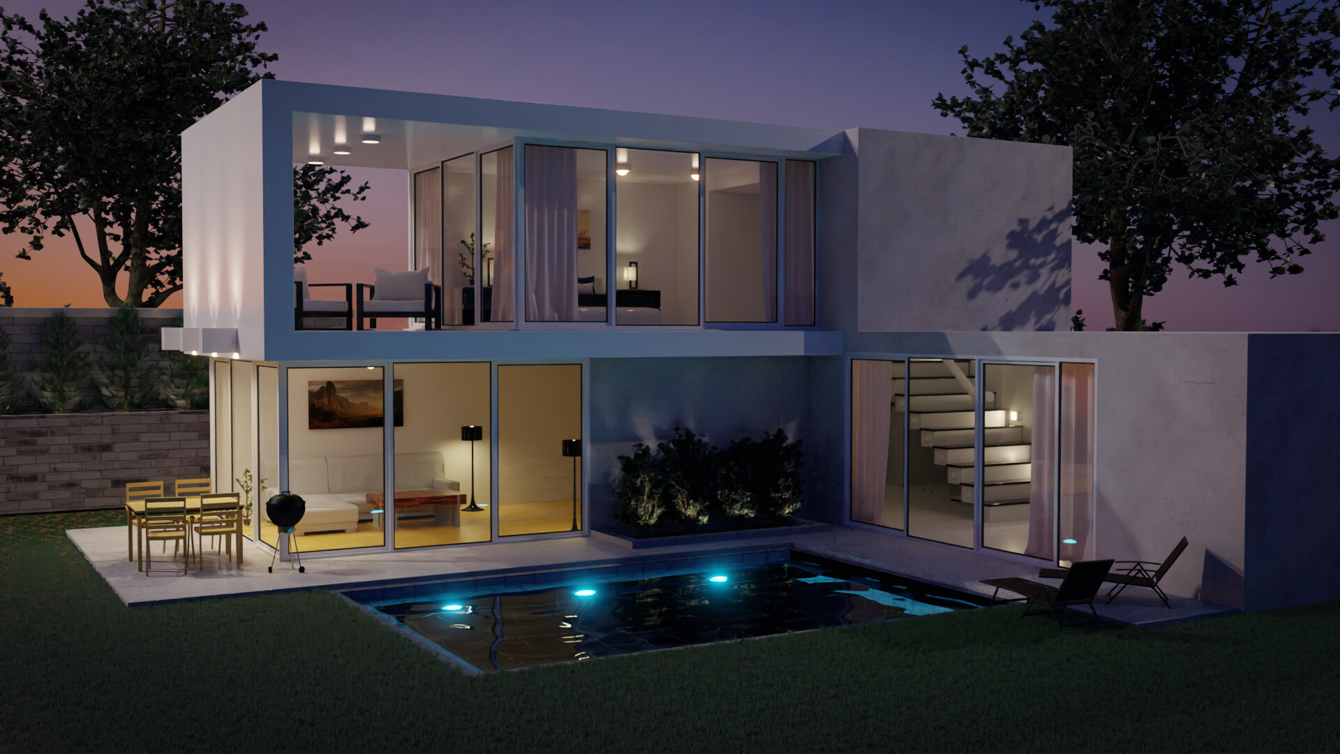 ArtStation - Modern 3D House