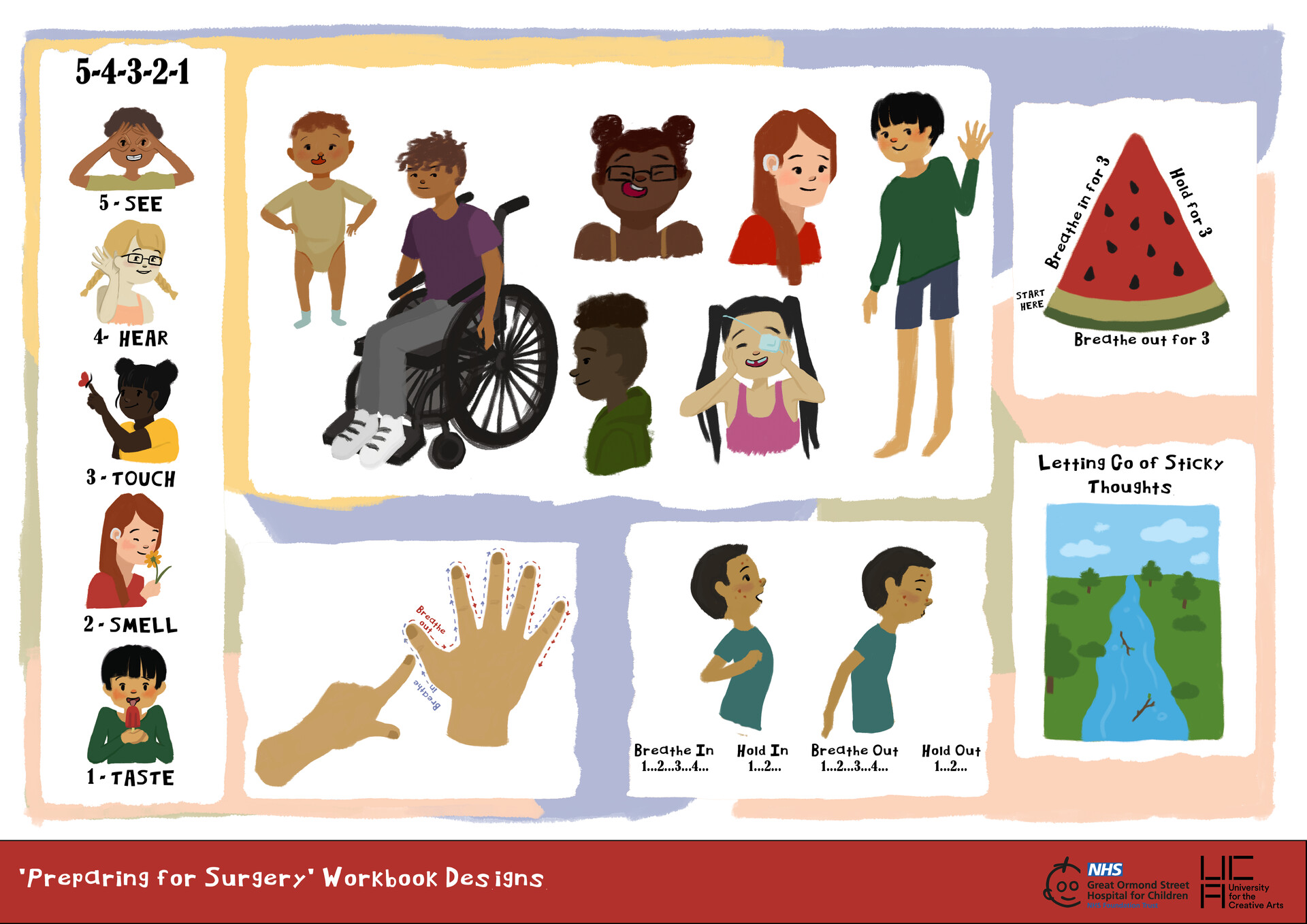 ArtStation - Great Ormond Street Hospital - Preparing for surgery workbook