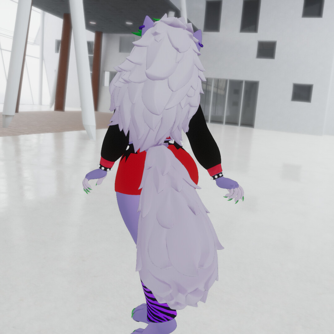 Teiozemo - Roxanne Wolf 3D model - (VRChat/Vtuber)