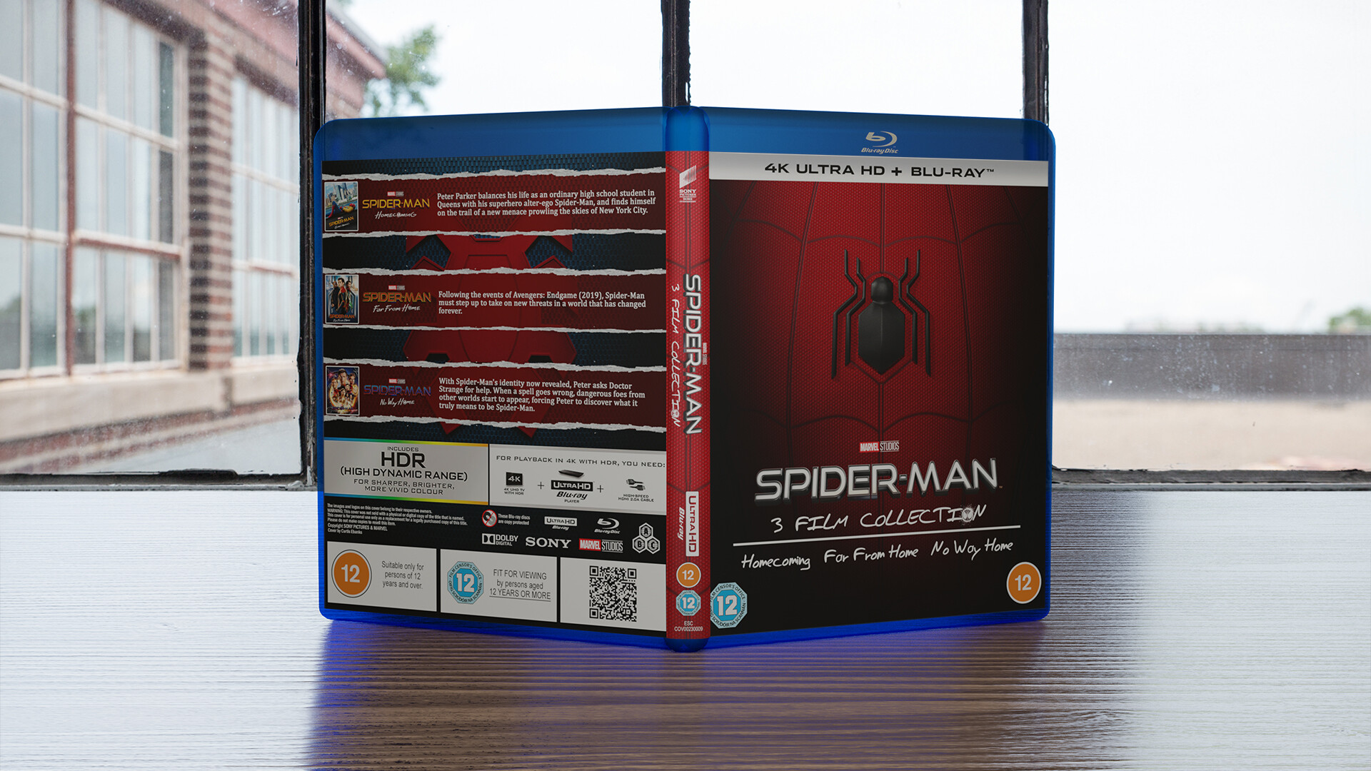 ArtStation - Spider-Man Trilogy (MCU) Custom Blu-ray Cover