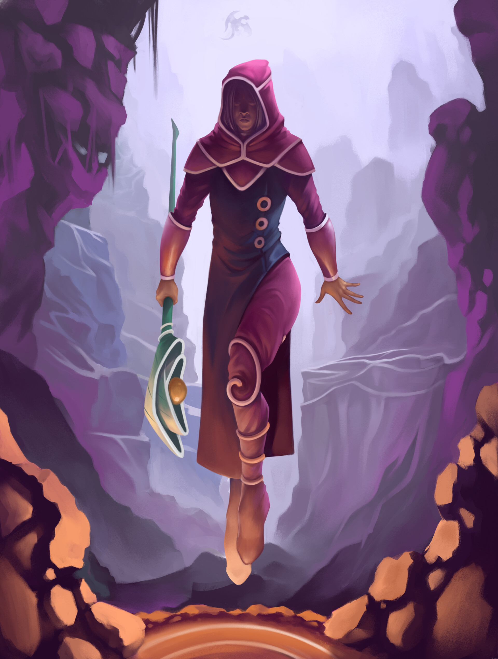 ArtStation - Dark Magician - MTG Fan made