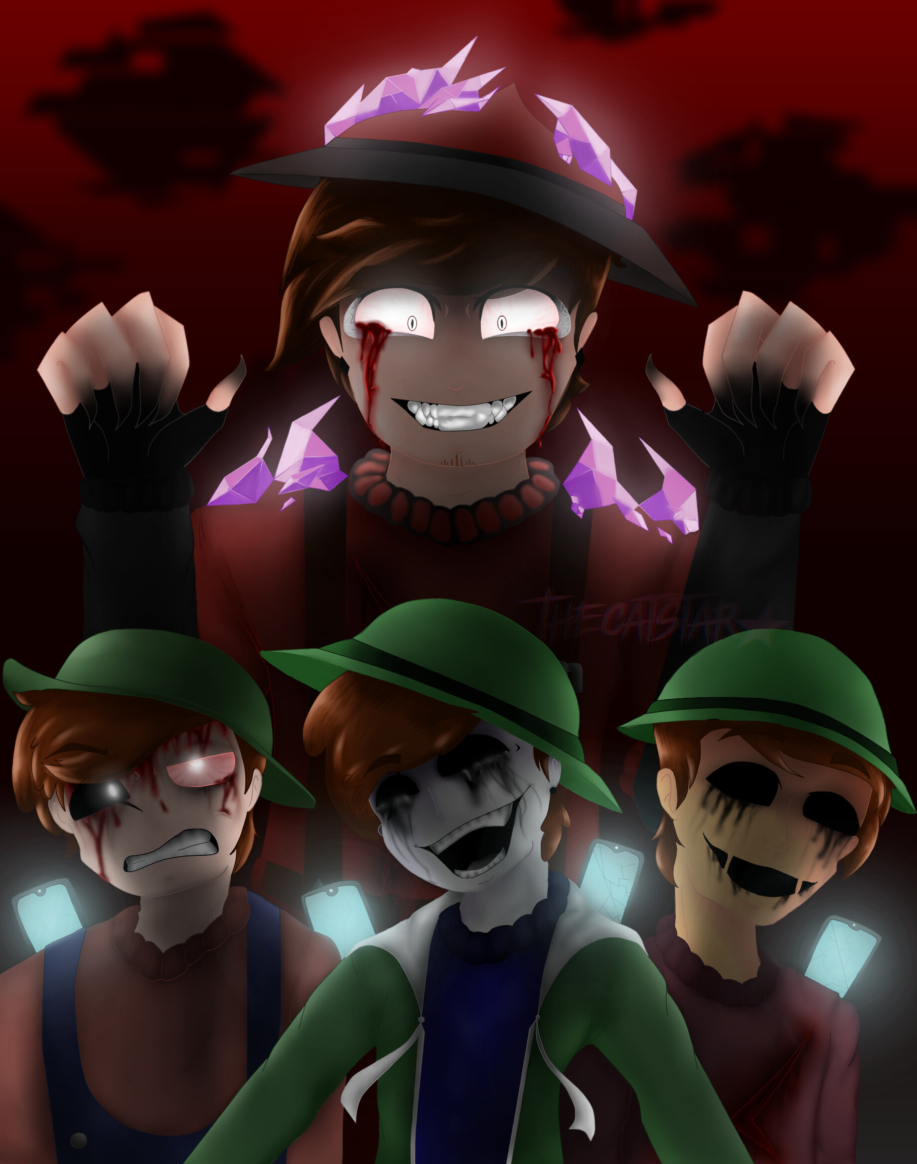 ArtStation - Fnf Triple phonebreakers