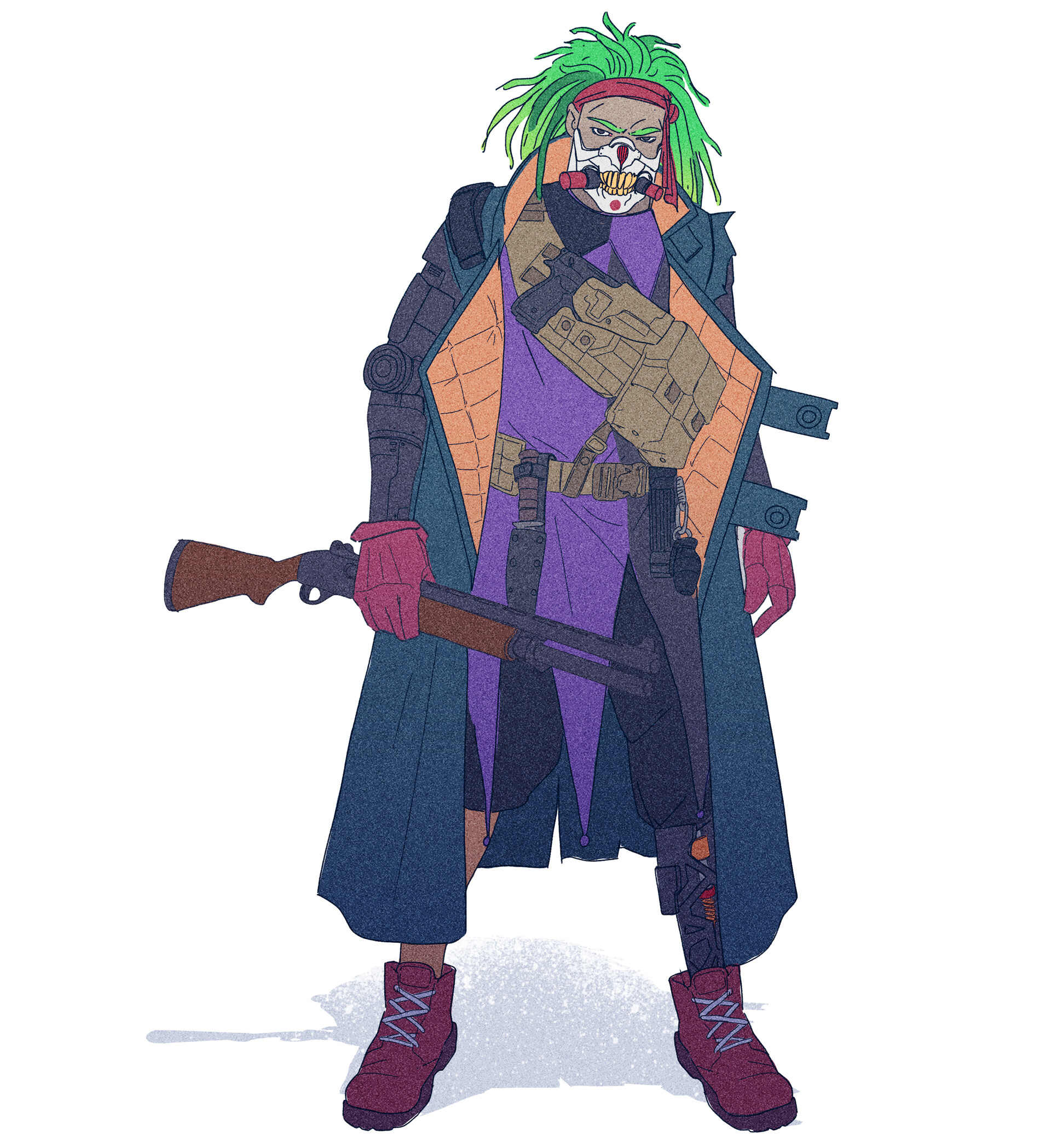 Clown Squad by Bogdan Tauciuc : r/ImaginaryCyberpunk