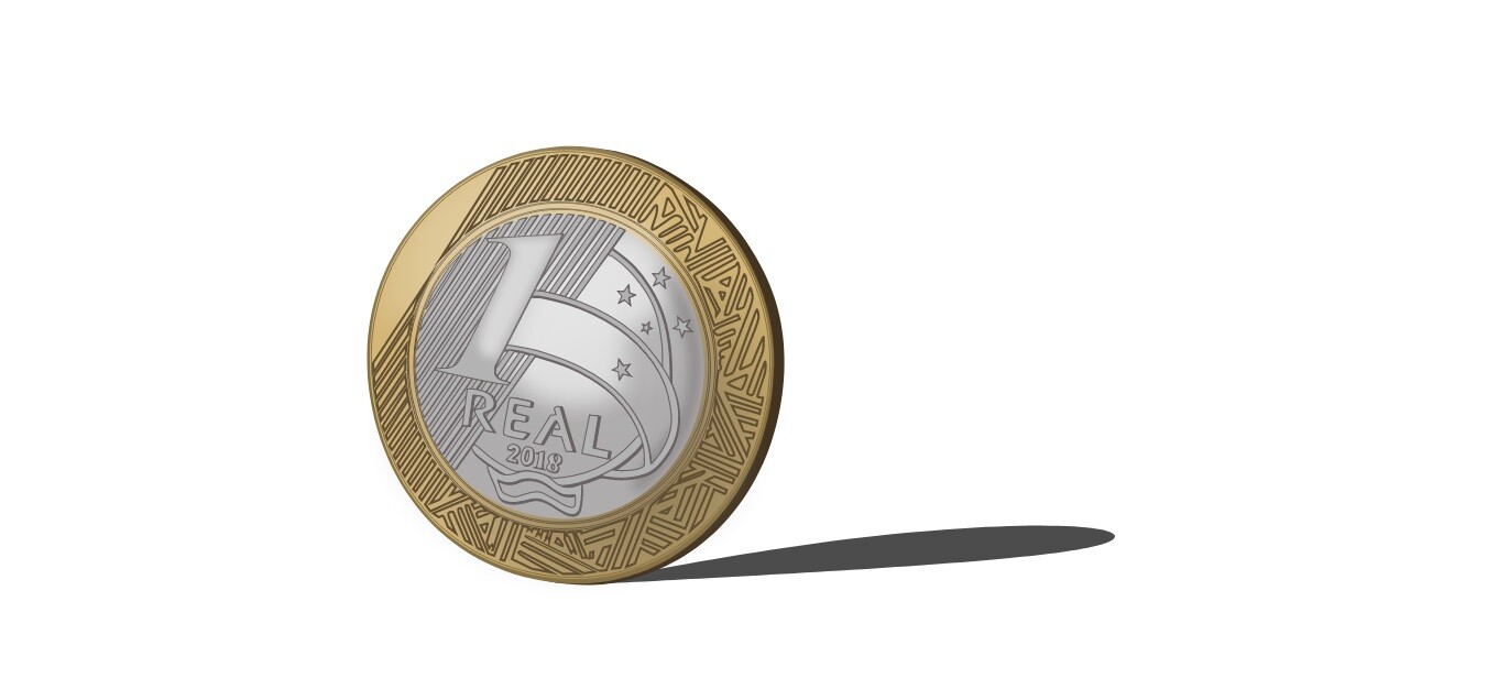 ArtStation - 1 Real Brazilian Coin