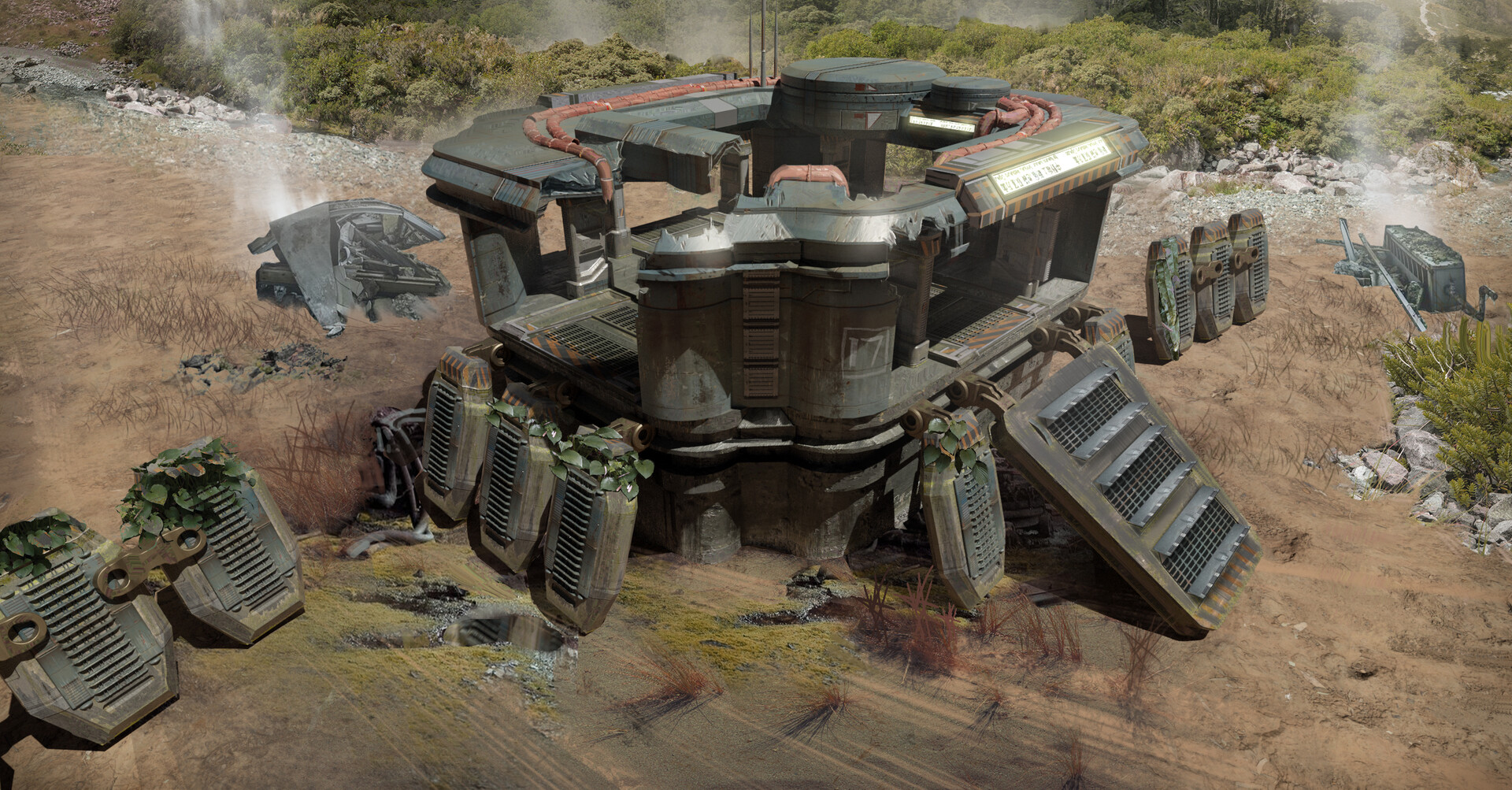 ArtStation - Raided outpost 1