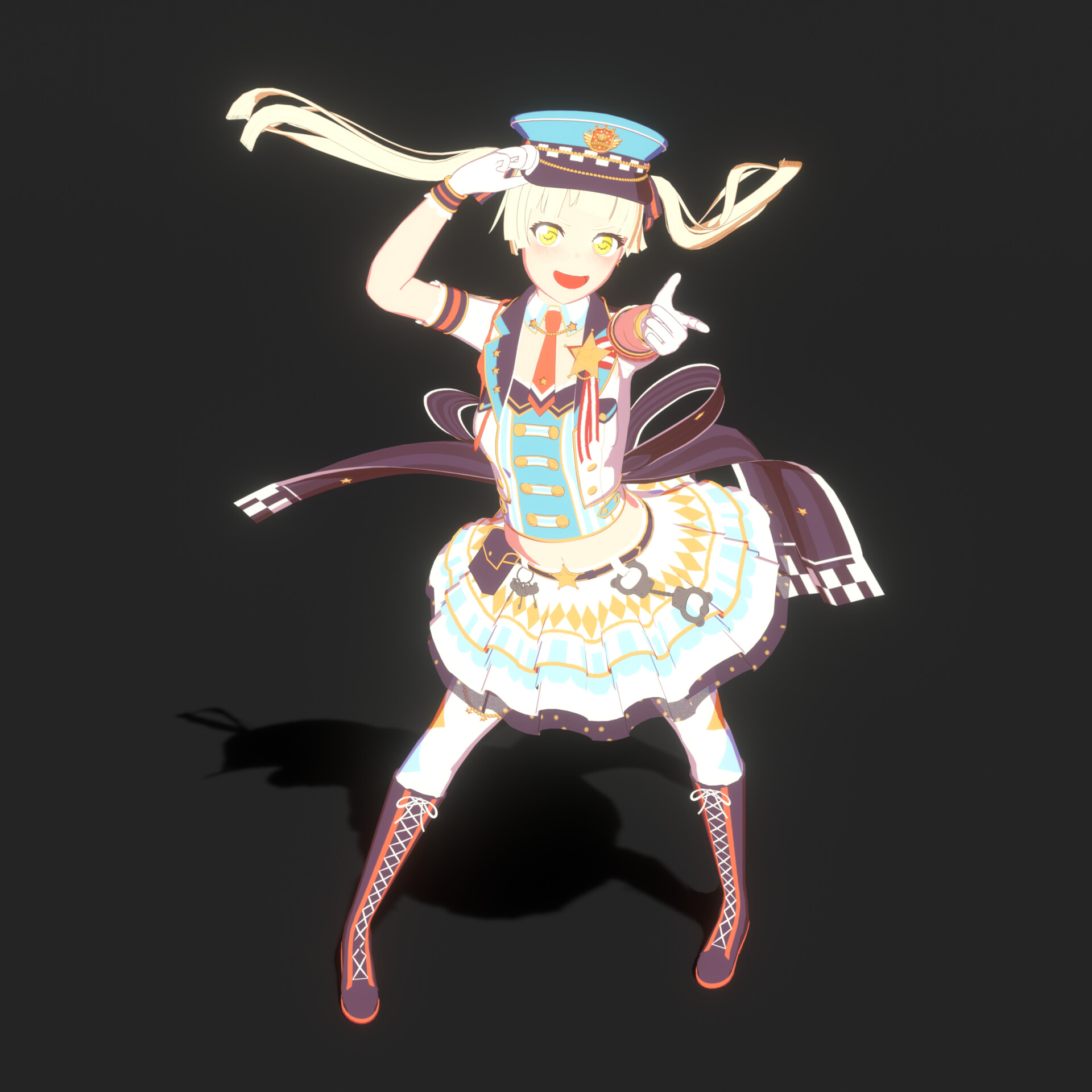 ArtStation - BanG Dream! Kokoro Tsurumaki modeling