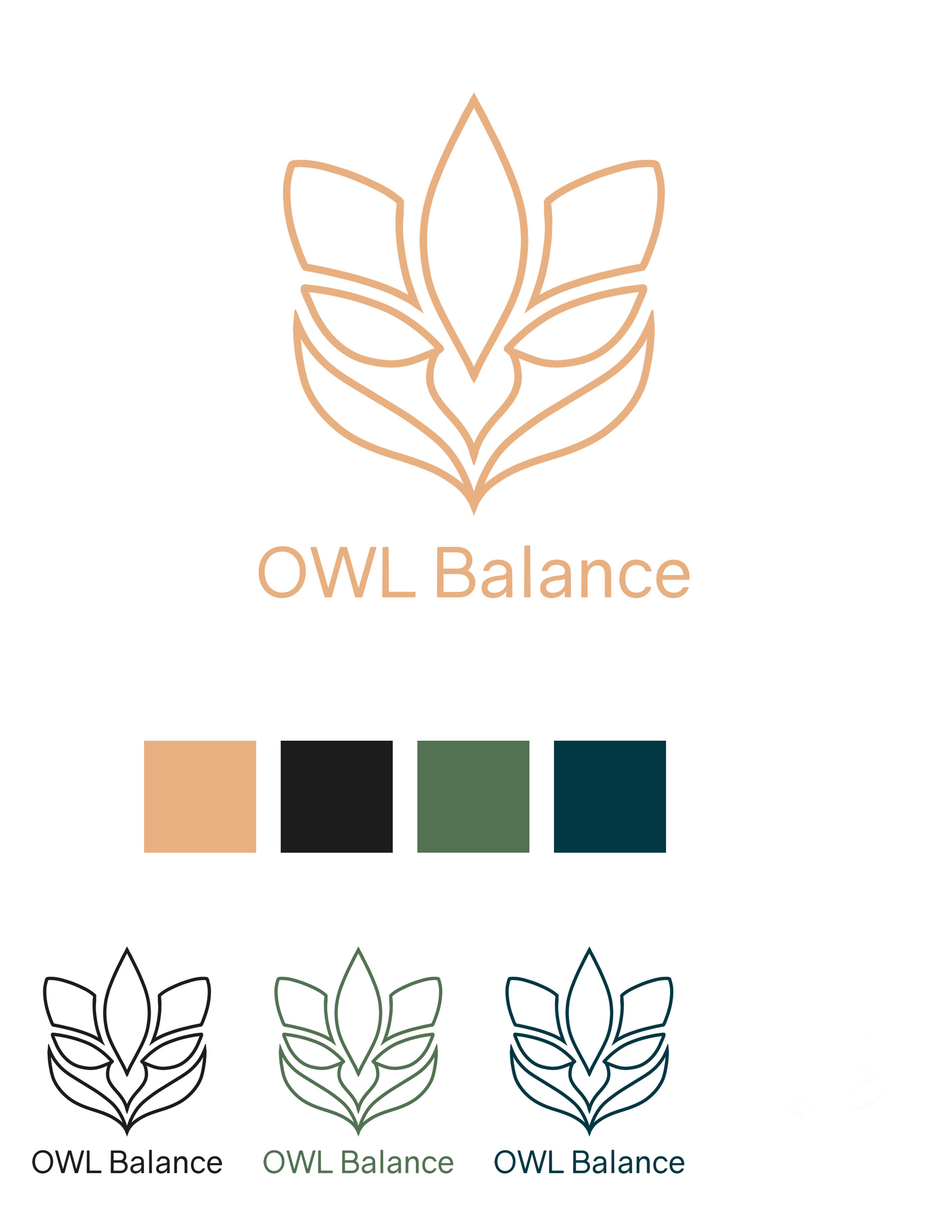 ArtStation - Owl Balance Logo Design