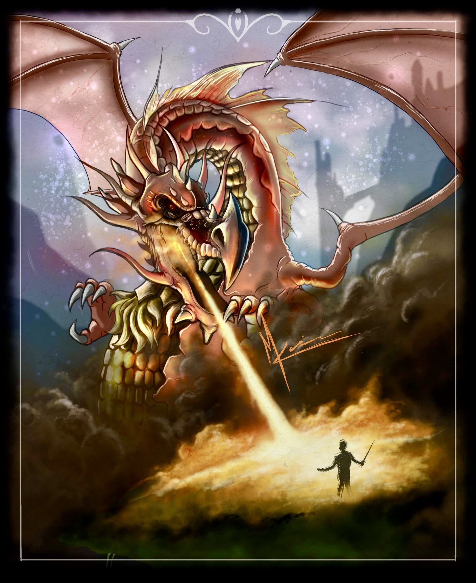 ArtStation - Fight the Dragon