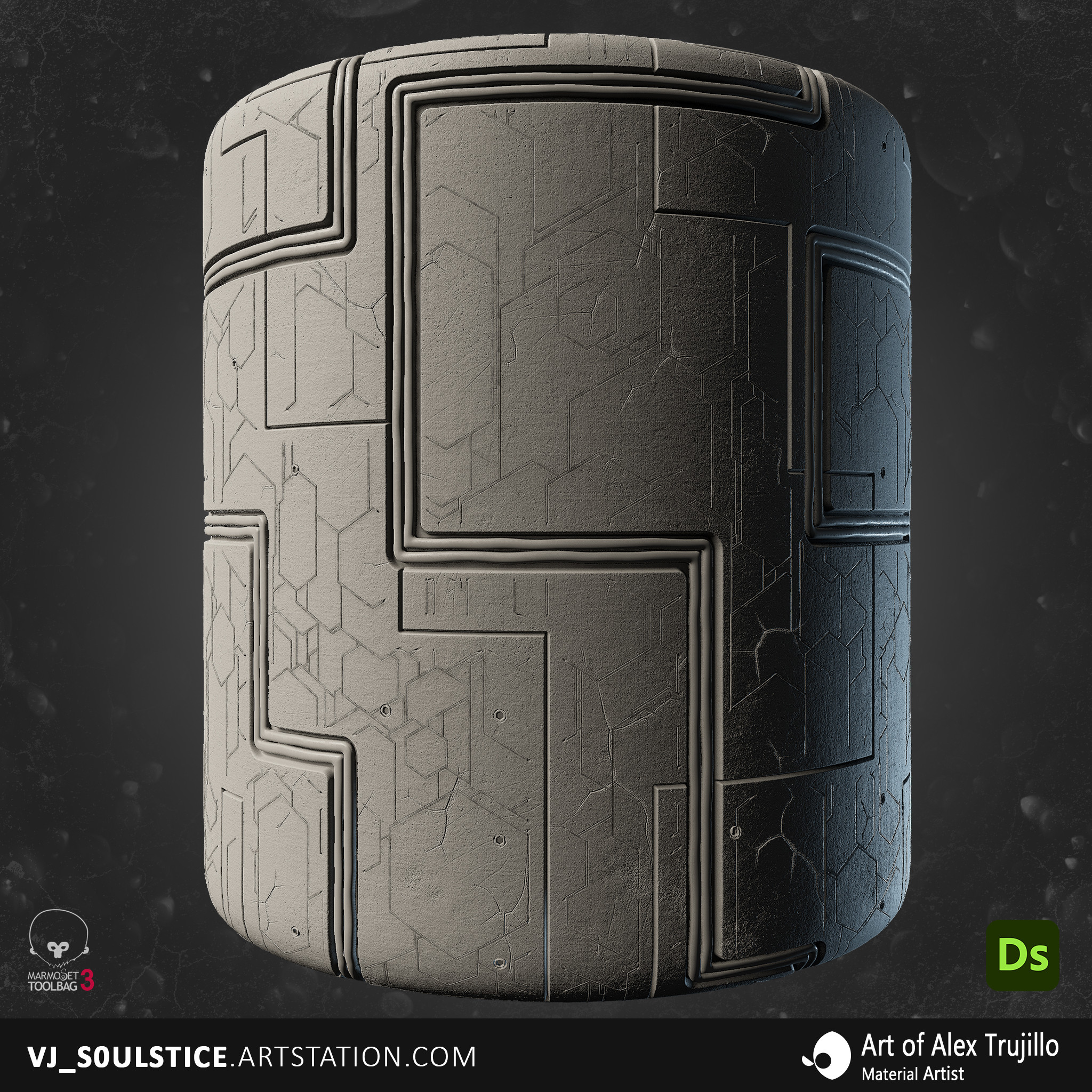 sci fi concrete texture