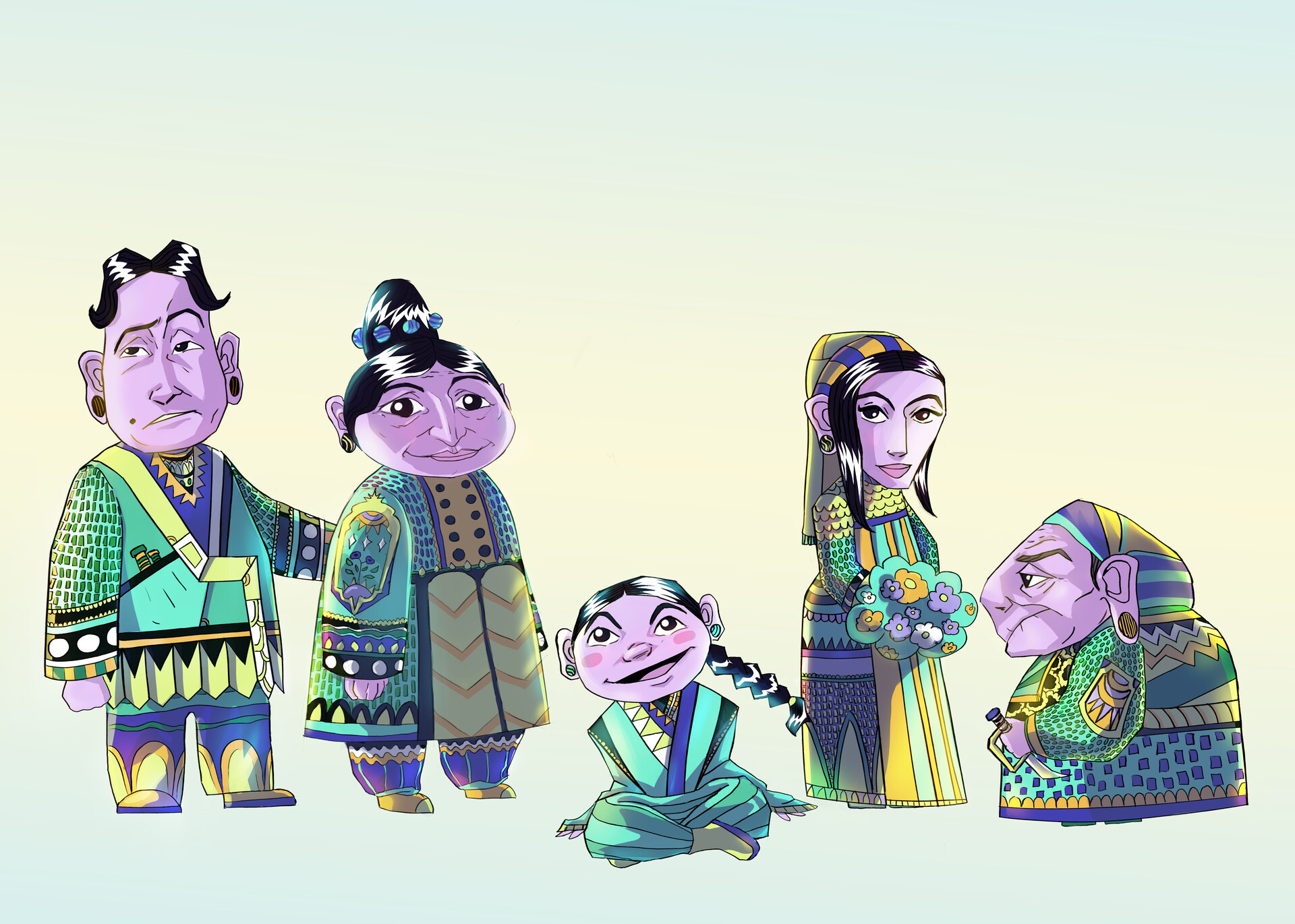 ArtStation - Meet the family