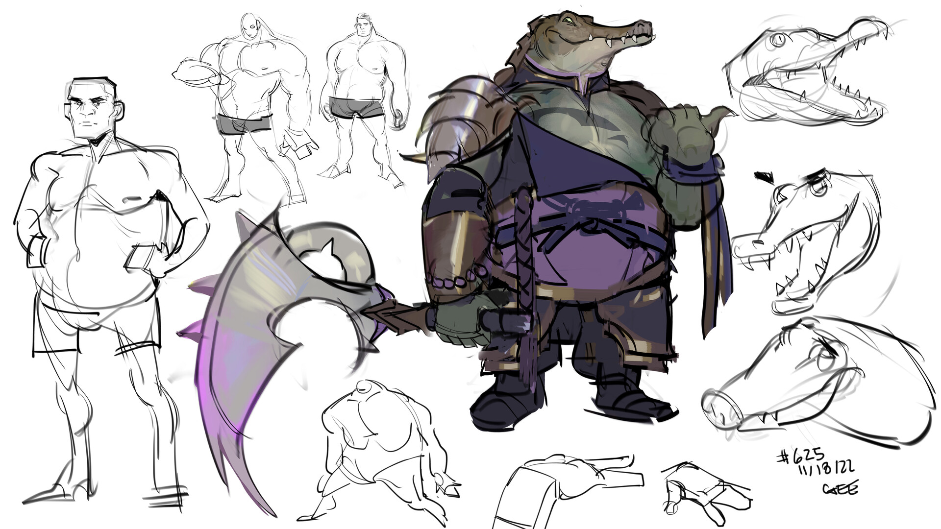 ArtStation - Croc guard