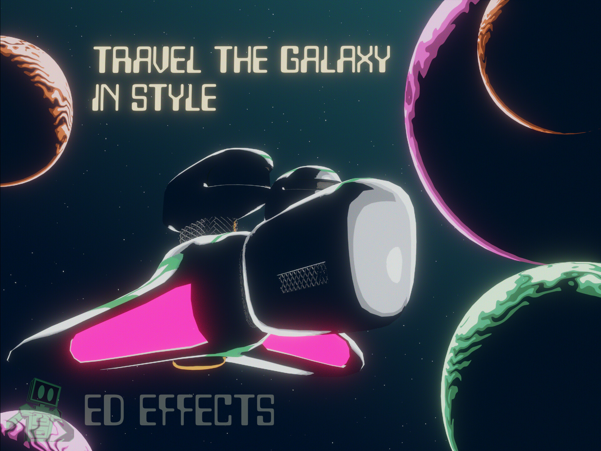 ArtStation - Retro Future Space Cruiser