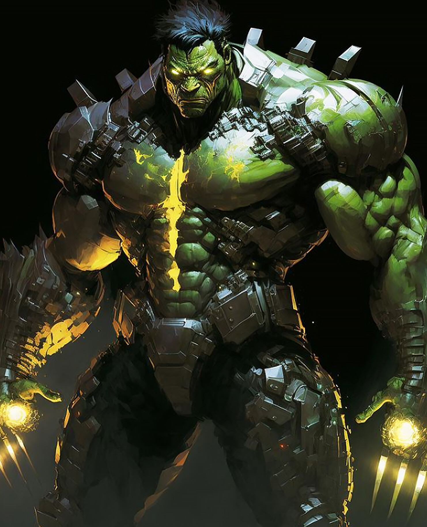 ArtStation - Anbelibabol Hulk-花瓣网