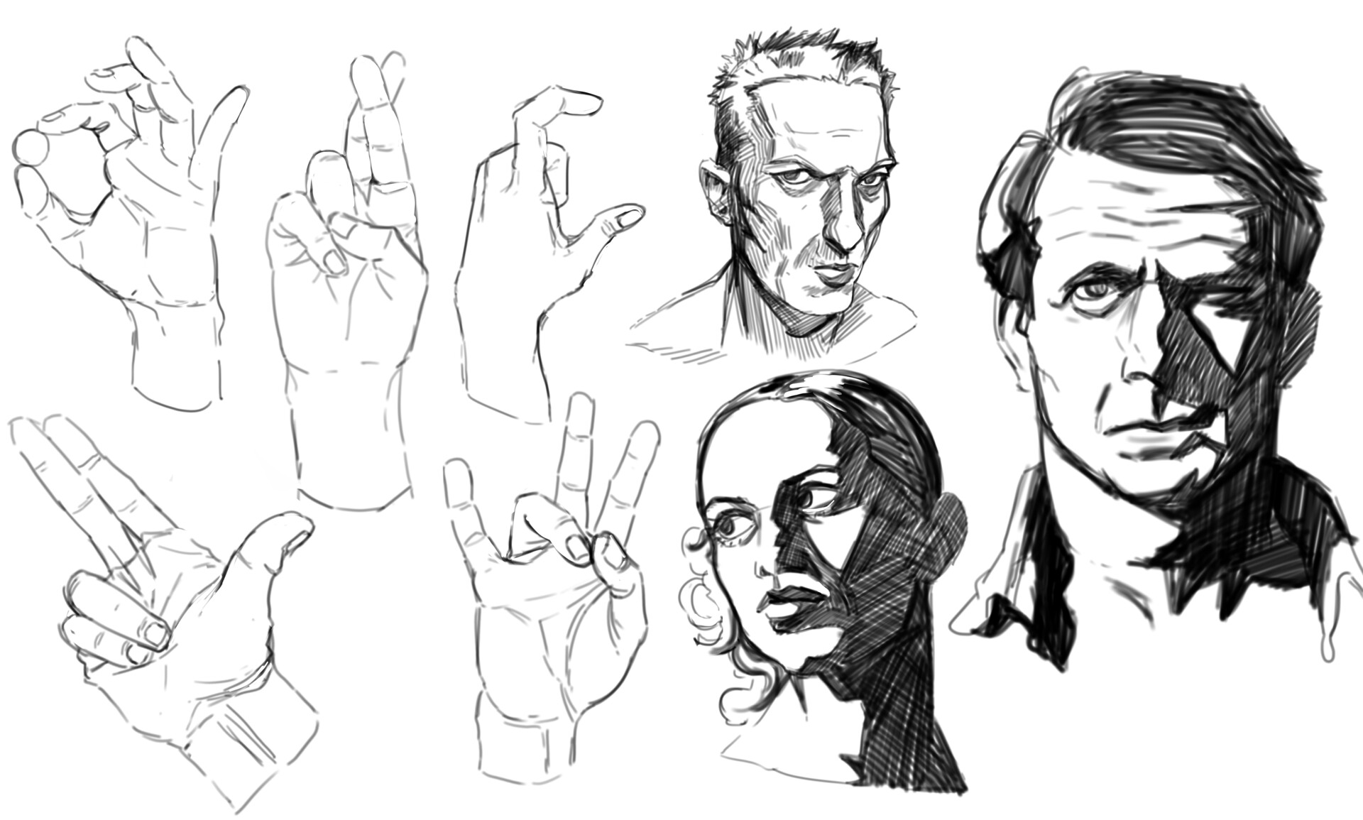 ArtStation - Hands and portraits