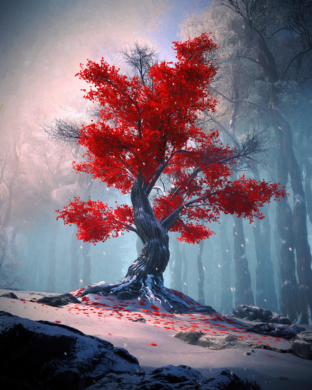 Blood Tree by Josh Pierce : r/ImaginaryWeather