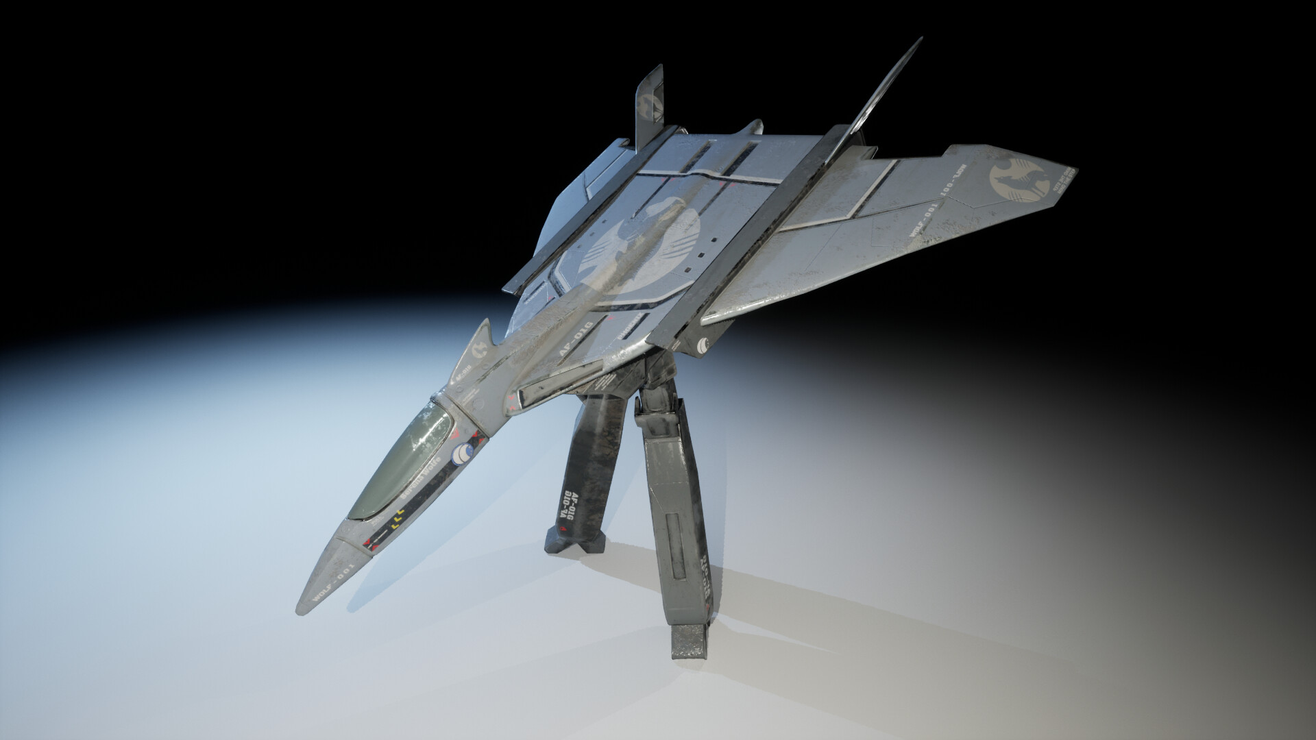 Sylv - Valkiri - AF-01G Phoenix Mecha Fighter