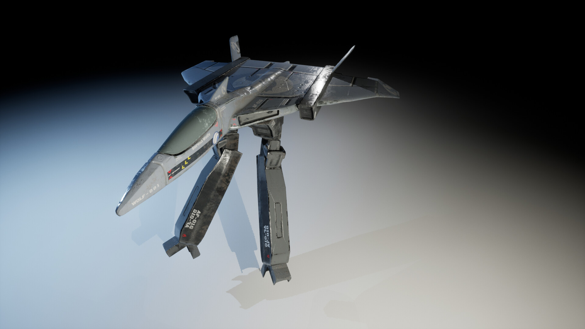Sylv - Valkiri - AF-01G Phoenix Mecha Fighter