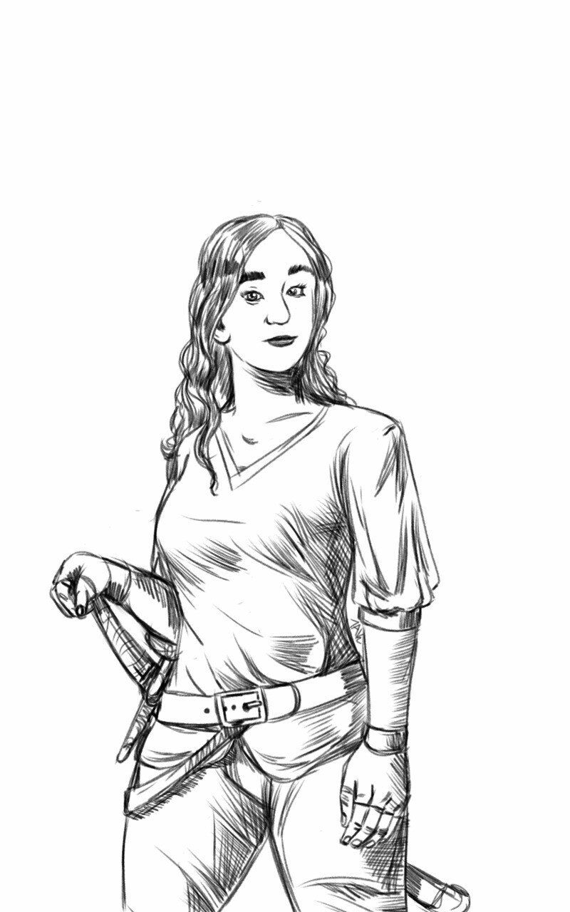 ArtStation - Daily Sketch: Edith the Adventurer