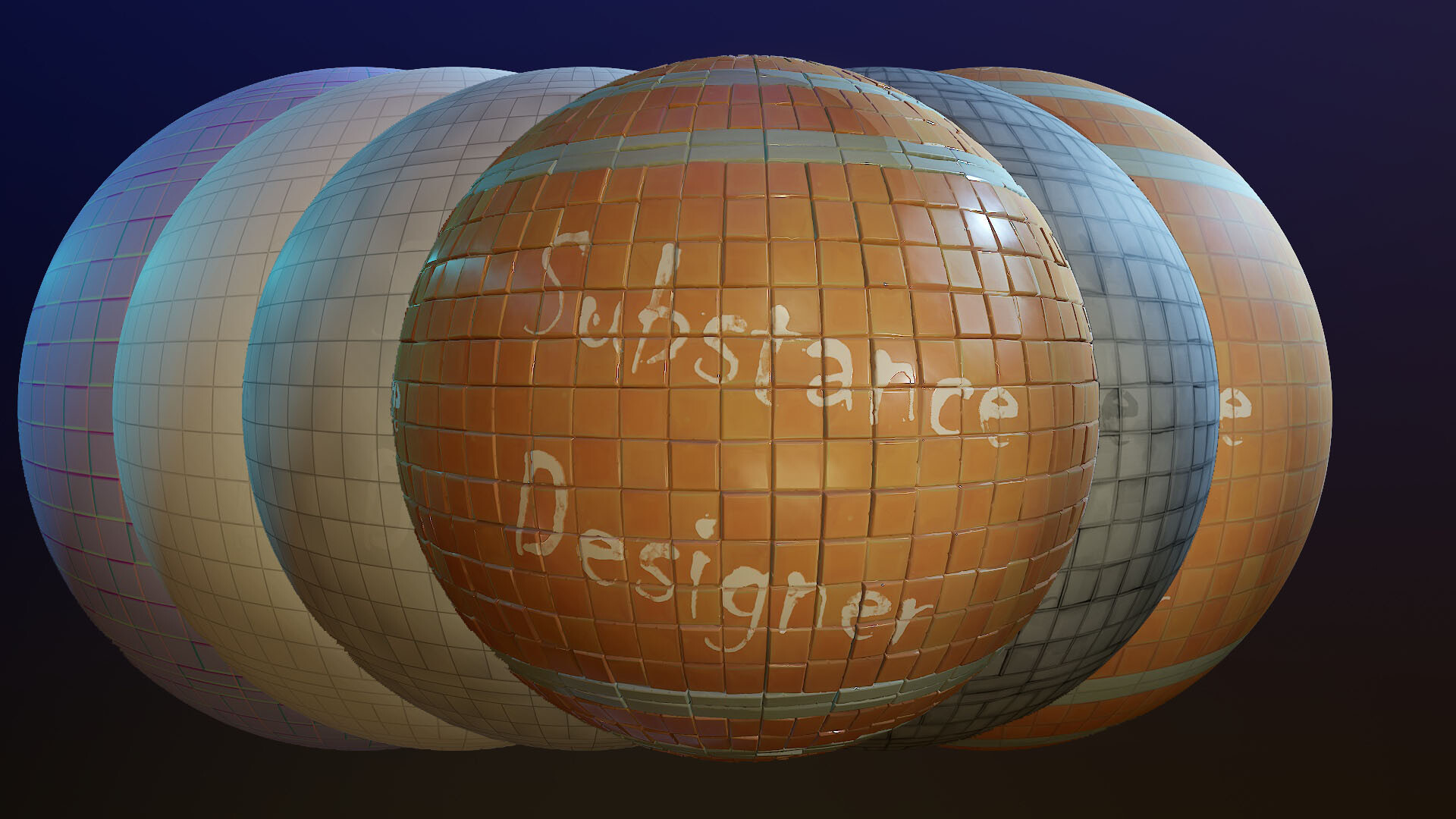 ArtStation - Substance Designer- ceramic tile