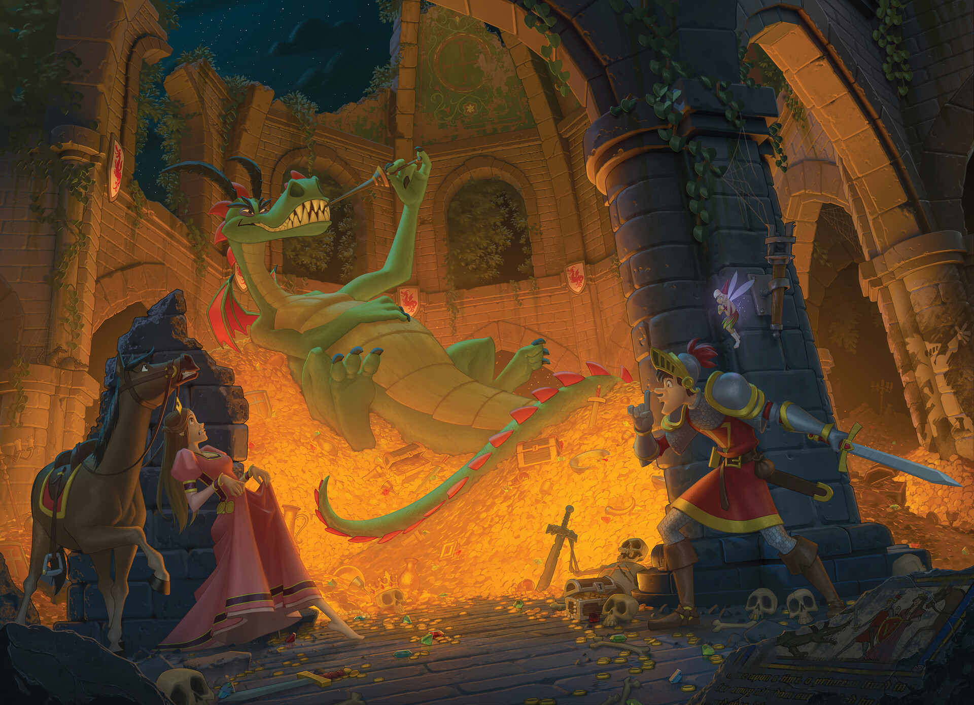 ArtStation - #Fairytalethings: The Dragon's Den