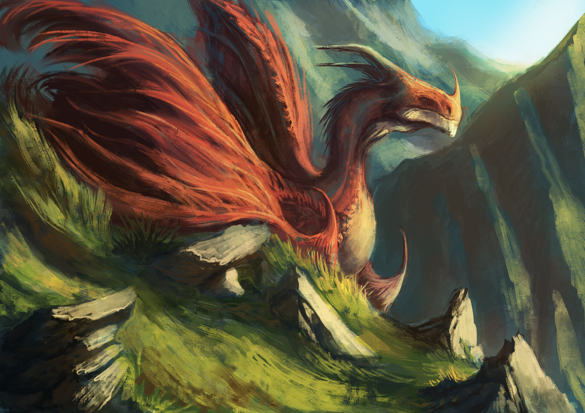 ArtStation - Red Dragon