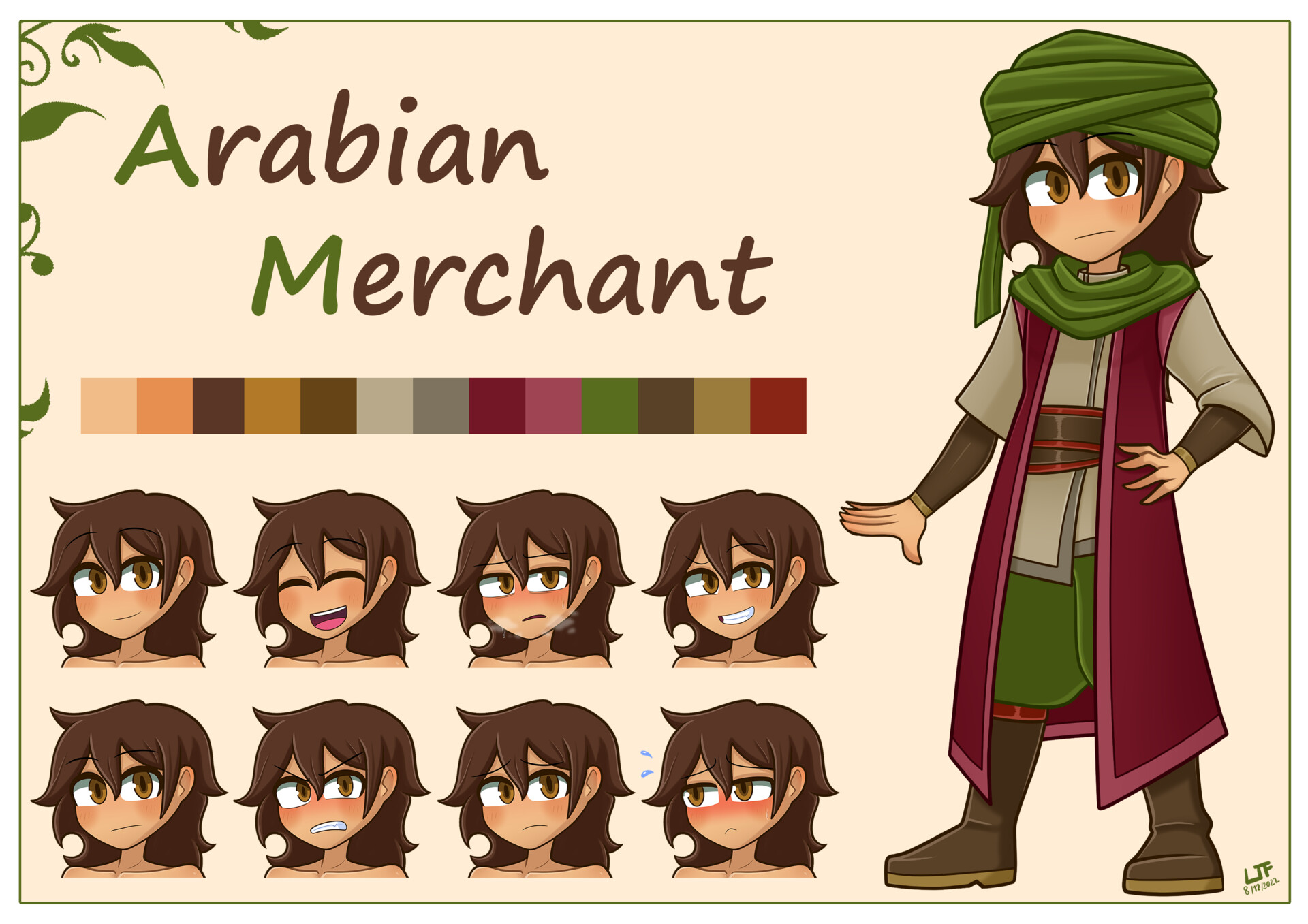 ArtStation - Arabian Merchant Character Design